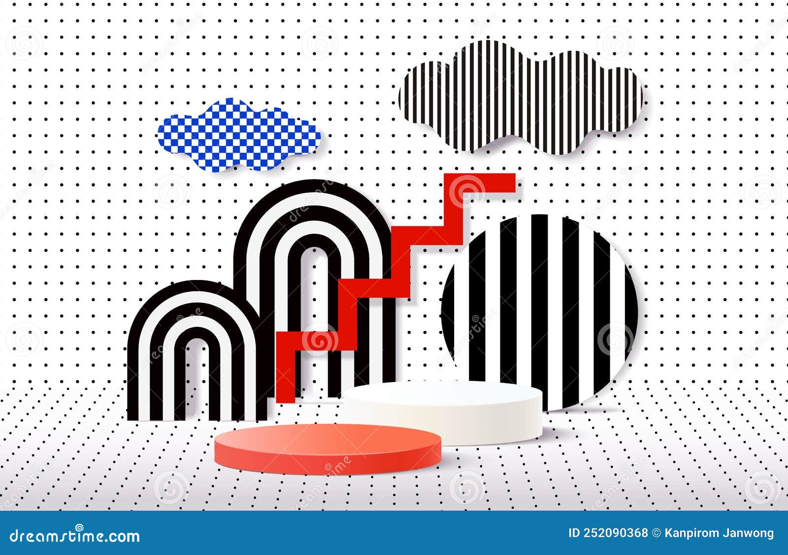 Abstract Geometric Shape Background Stock Vector - Illustration of ...