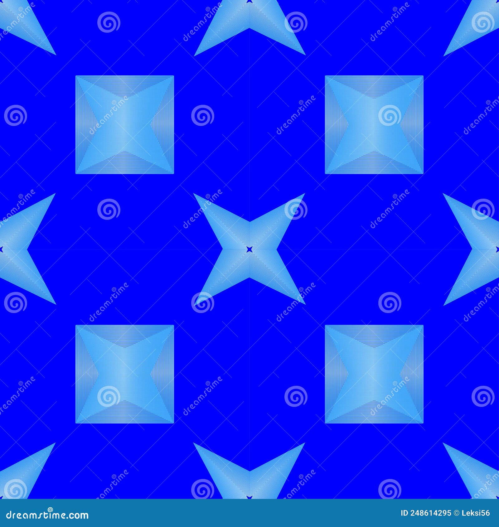 Pattern Blue Abstraction Star Square Graphics Wallpaper Geometry Stock ...