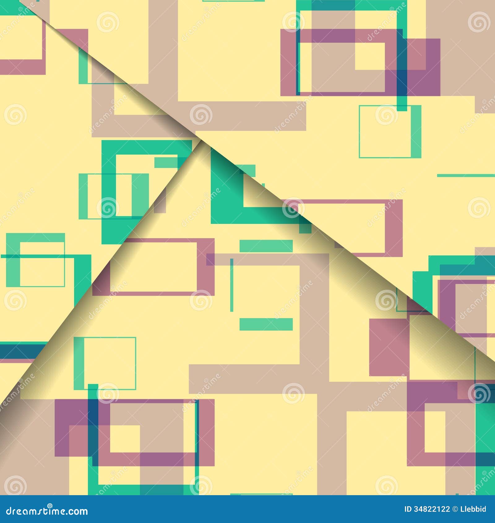 Abstract Geometric Shape Illustration Stock Vector - Illustration of ...