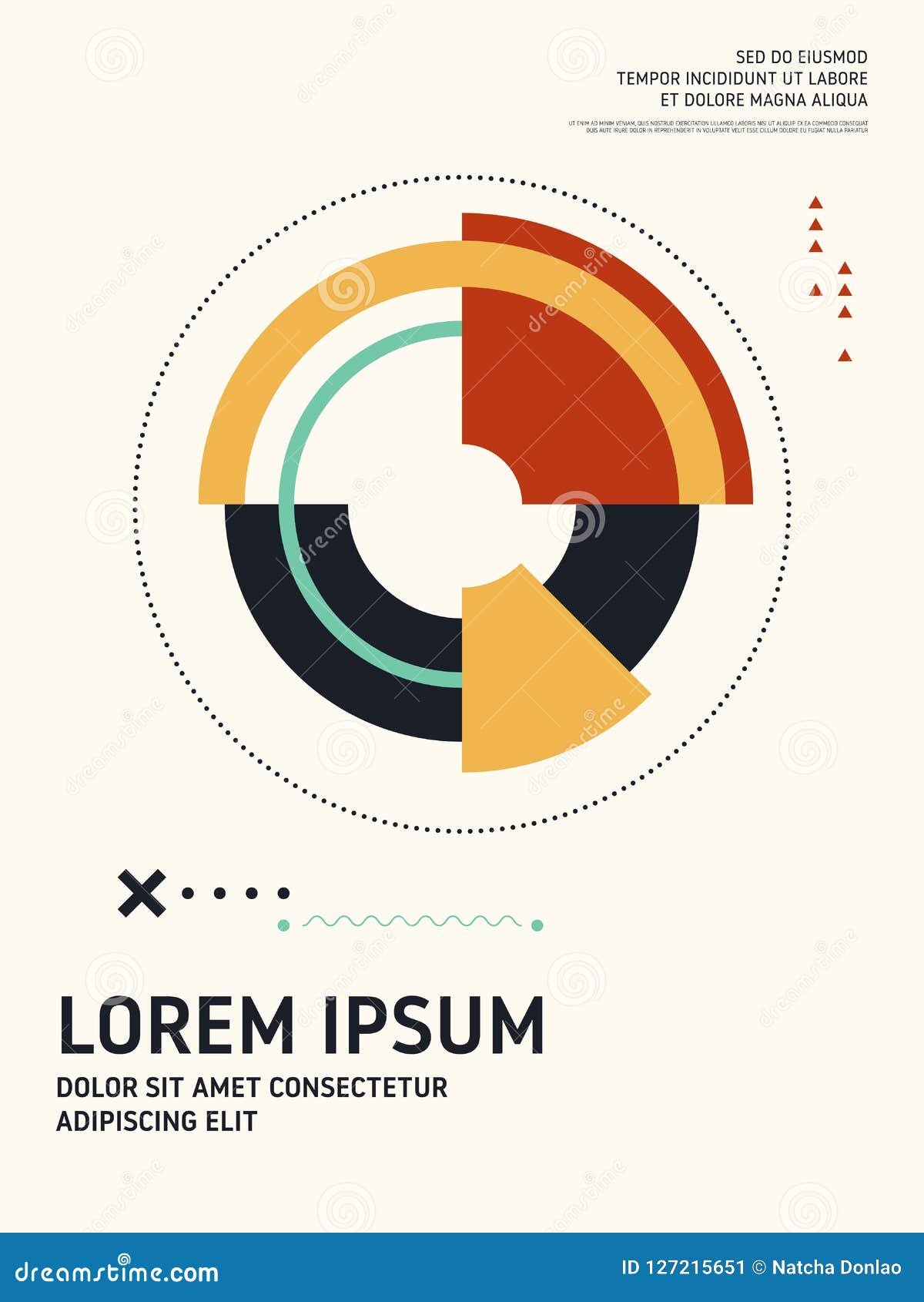 Abstract Geometric Shape Layout Design Template Background Stock Vector ...