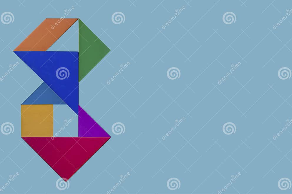 Abstract Geometric Shape - Number Eight Stock Photo - Image of arrows ...