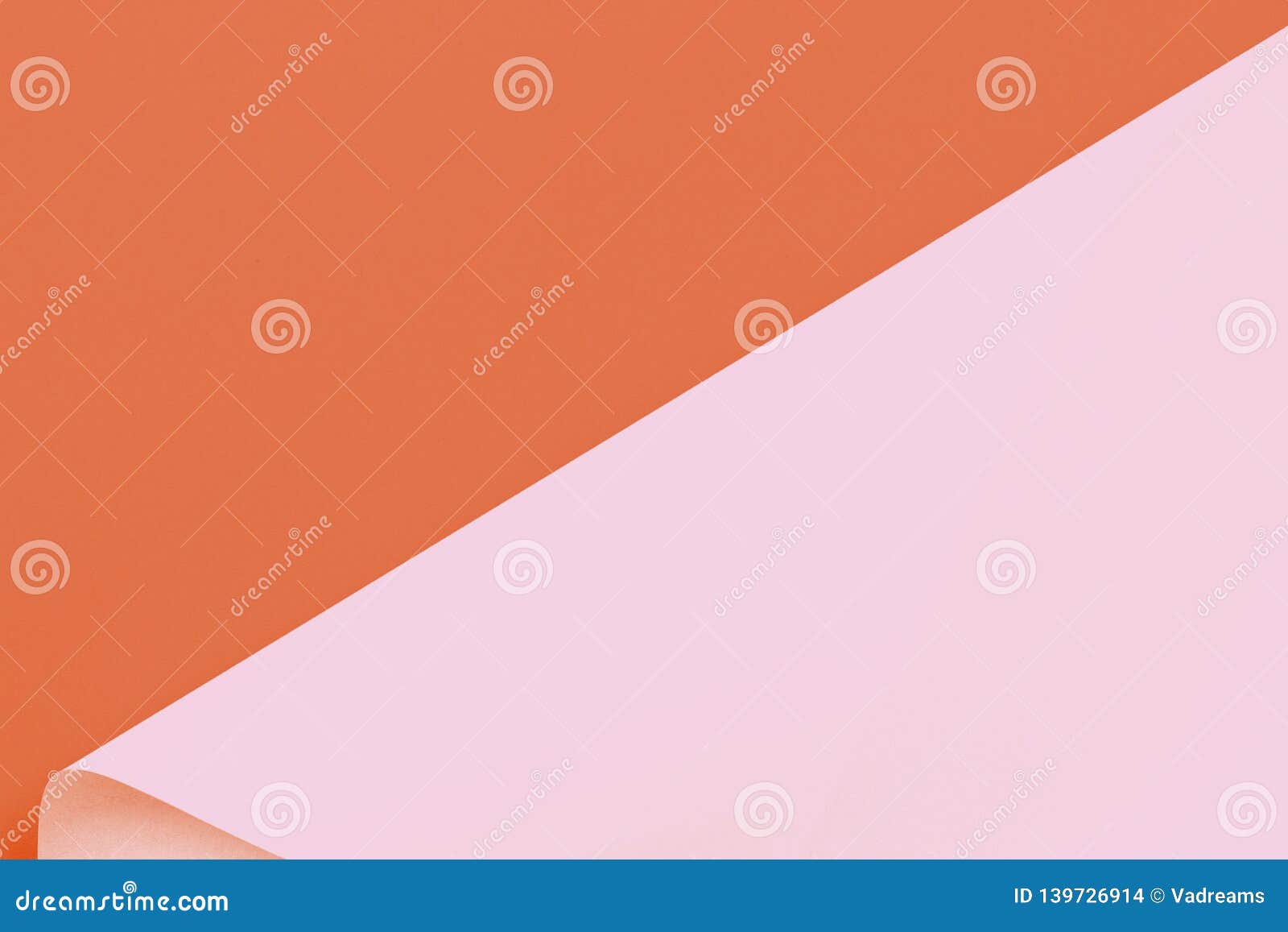 Abstract Geometric Shape Orange and Pink Color Paper Background Stock ...