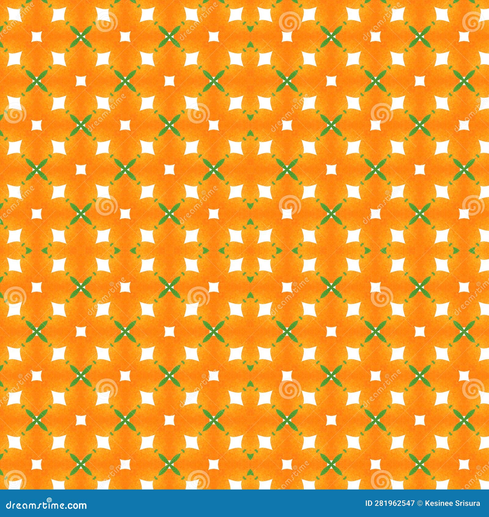 Abstract Geometric Shape Pattern with an Orange Colour Stock ...