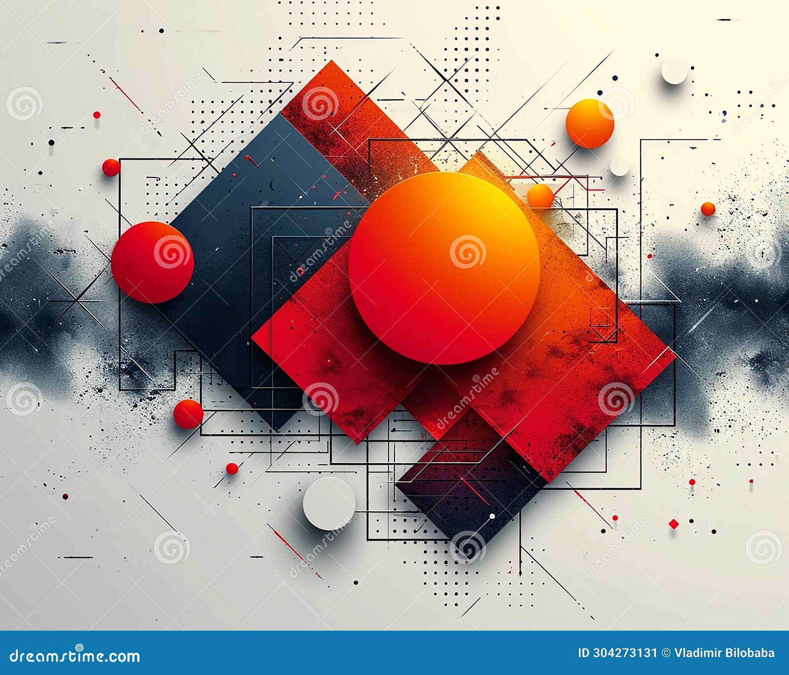 Abstract Geometric Shape Picture Stock Illustration - Illustration of ...