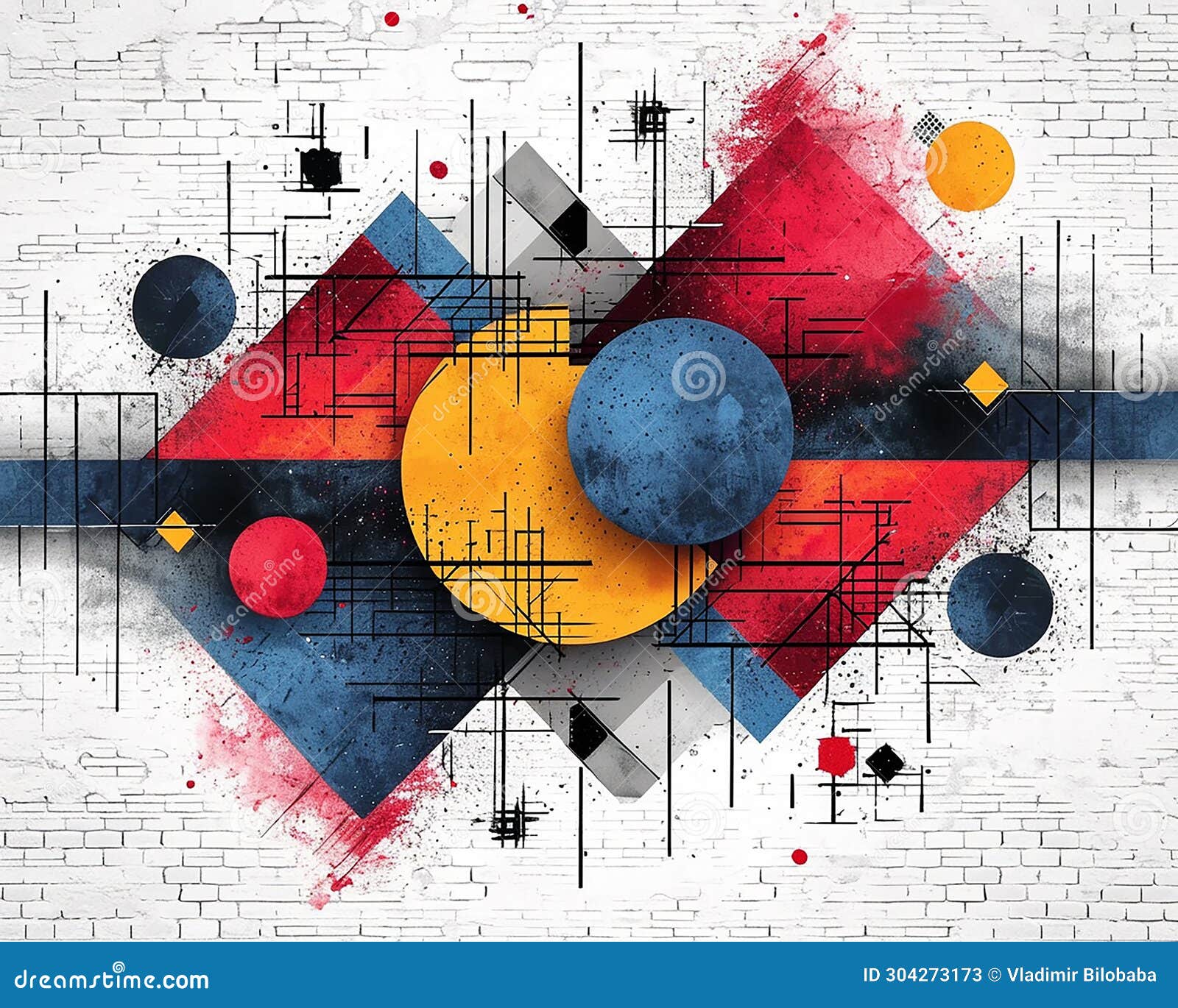 Abstract Geometric Shape Picture Stock Illustration - Illustration of ...