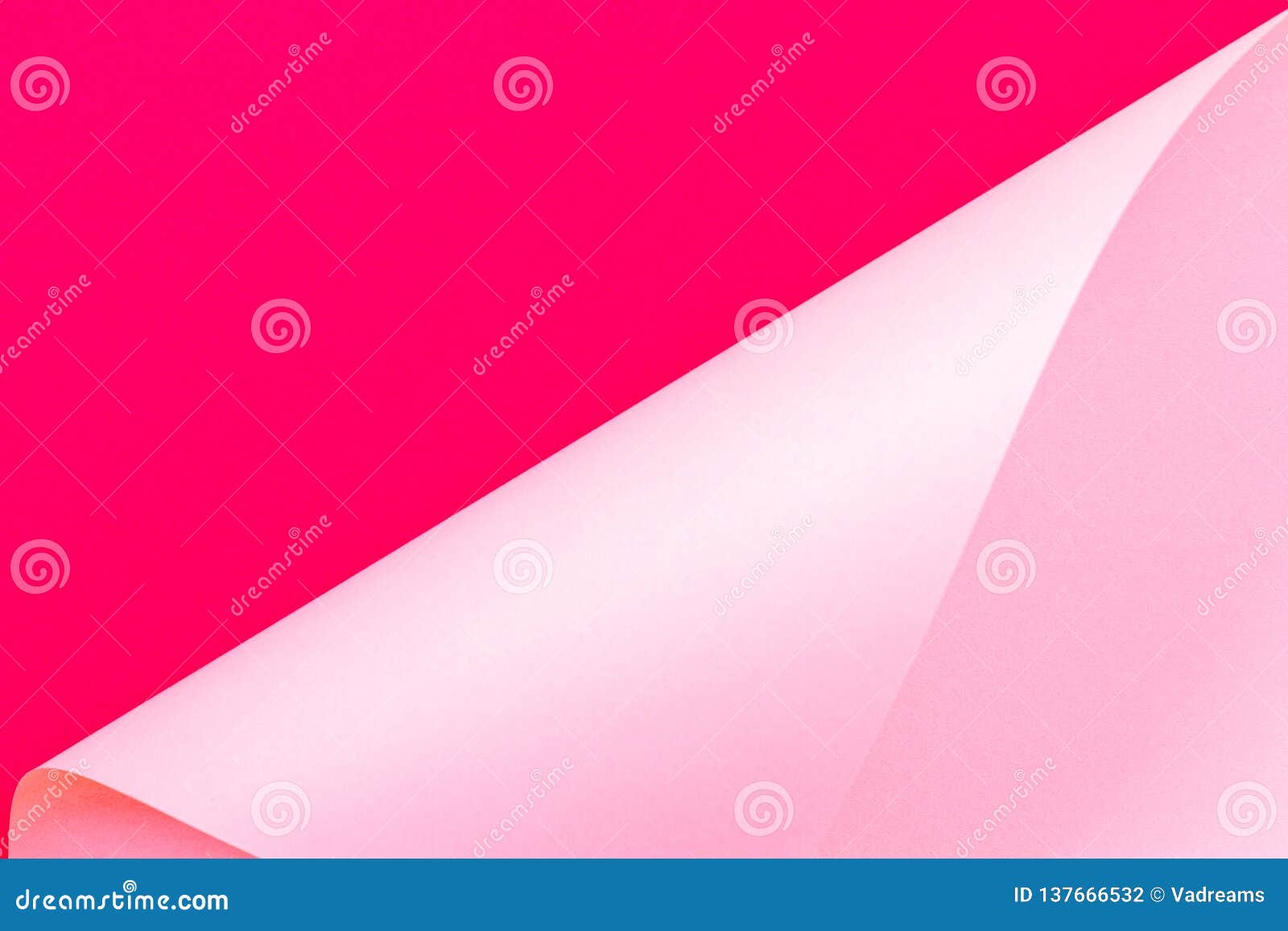 Abstract Geometric Shape Pink Color Paper Background Stock Photo ...