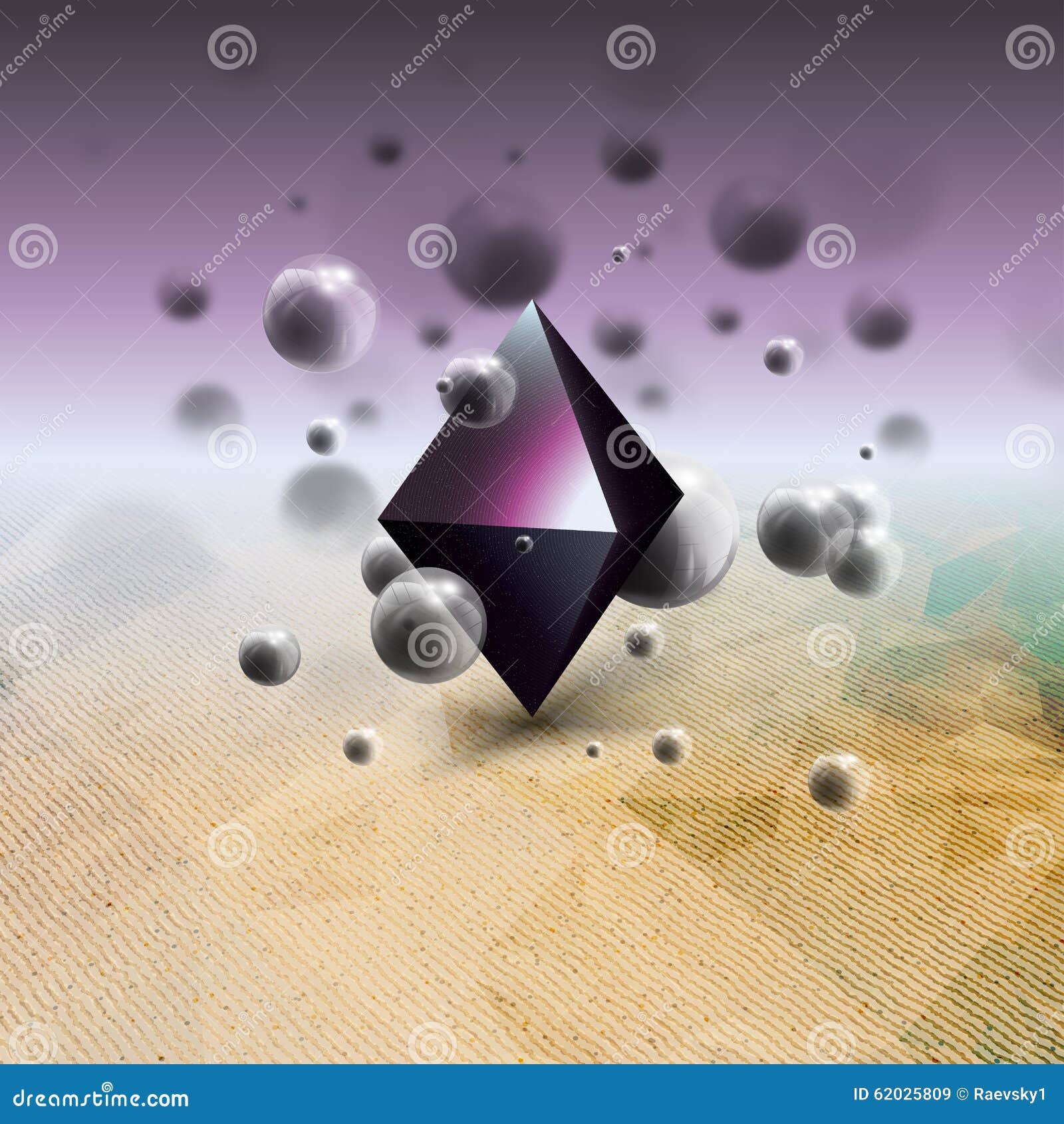 Abstract Geometric Shape, Scientific Graphic Stock Vector ...