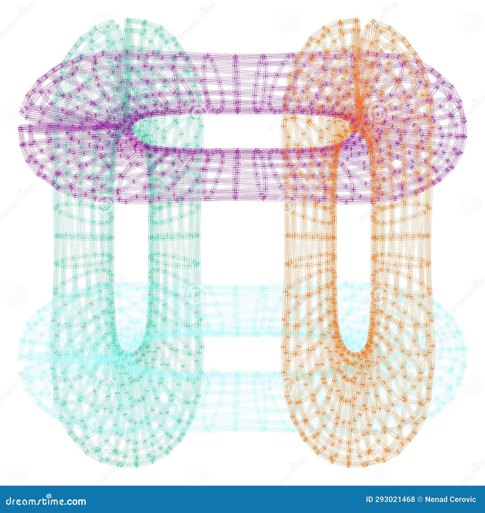 Abstract Geometric Shape Structure Vector. Geometrical Construction ...