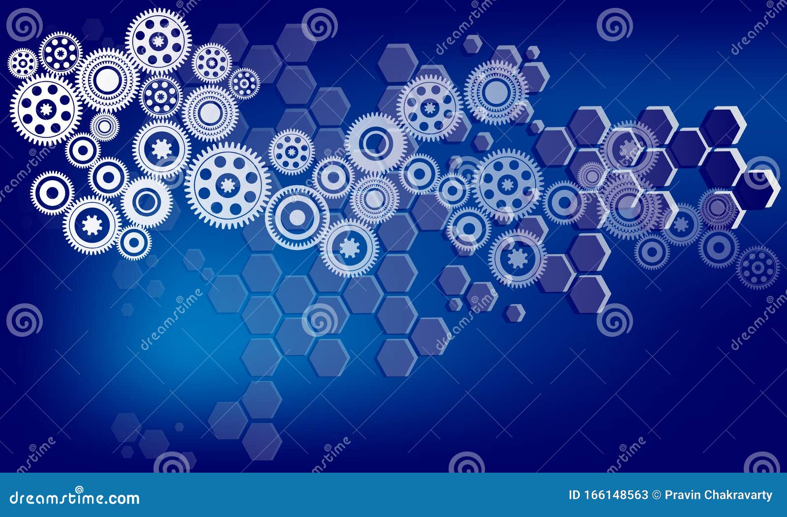 Abstract Geometric Shape Technology Digital Hi Tech Cogs Concept ...