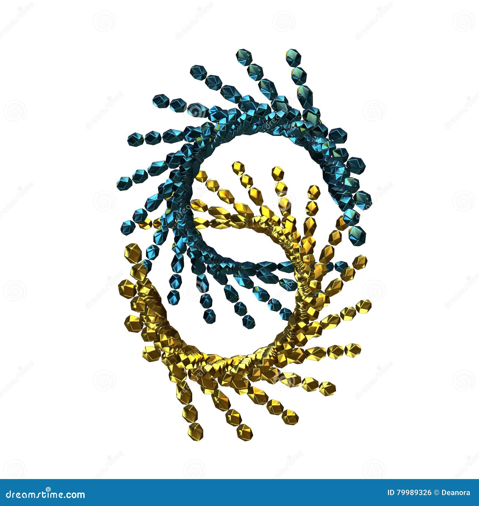 Abstract Geometric Shapes 3d Rendering Stock Illustration ...