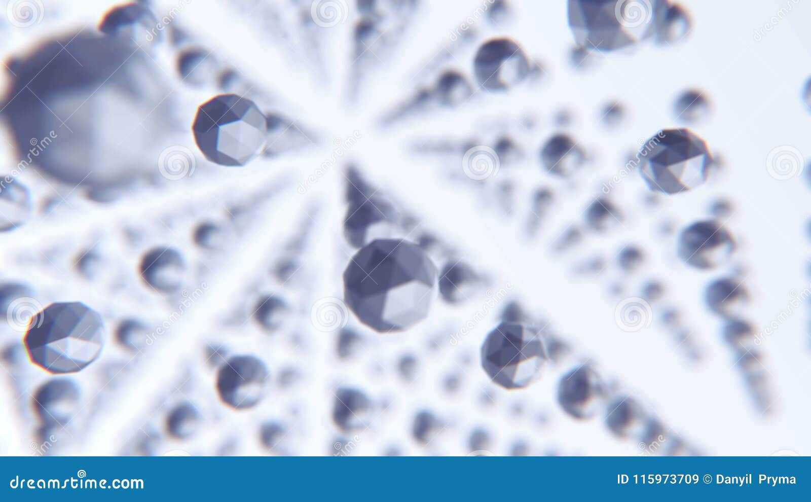 Abstract Geometric Shapes Floating in White Void Stock Video - Video of ...