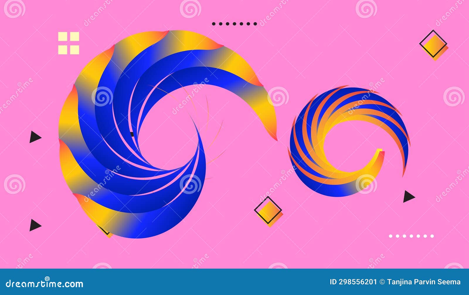 Abstract Geometric Shapes and Symbols Stock Vector - Illustration of ...