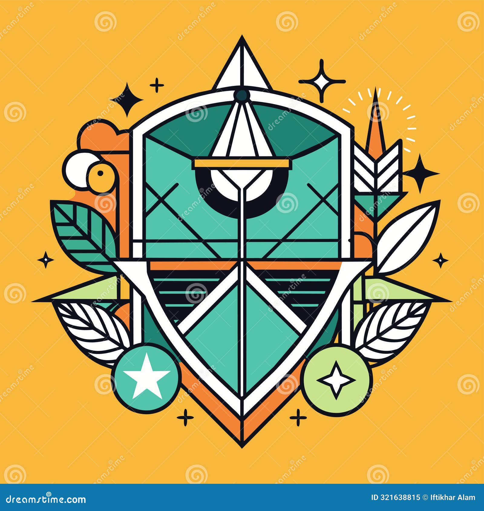 Set Of Geometric Shield Letter T TT Logo Design Cartoon Vector ...
