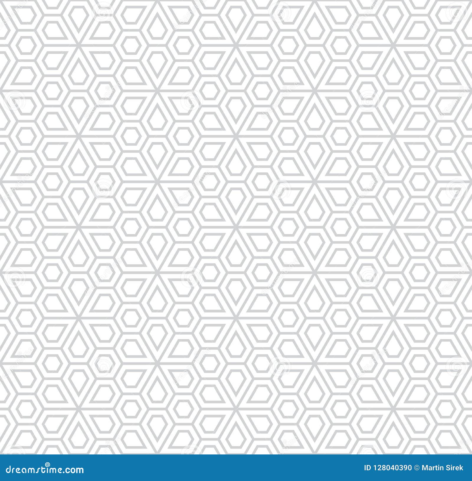 Abstract Geometric Simple Floral Grid Deco Pattern Stock Vector ...