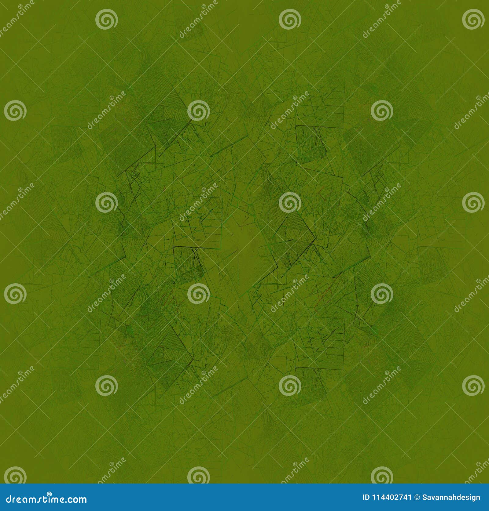 Seamless Pattern Broken Fragments Green Stock Illustration ...