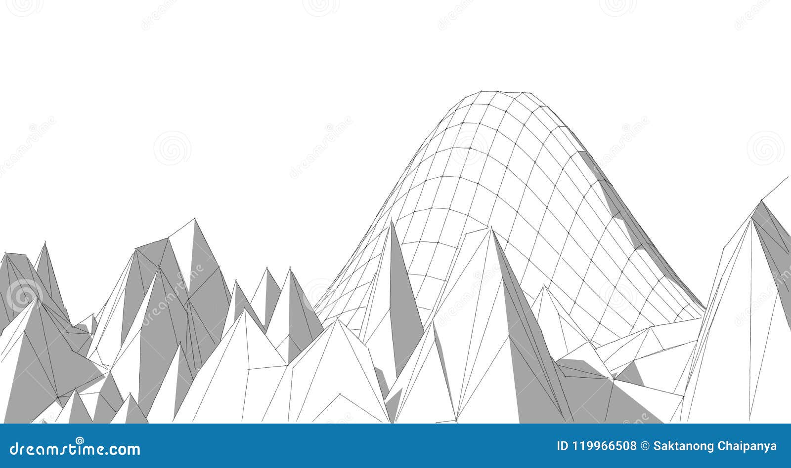 Abstract Geometric Sketch,Illustration. Stock Illustration ...