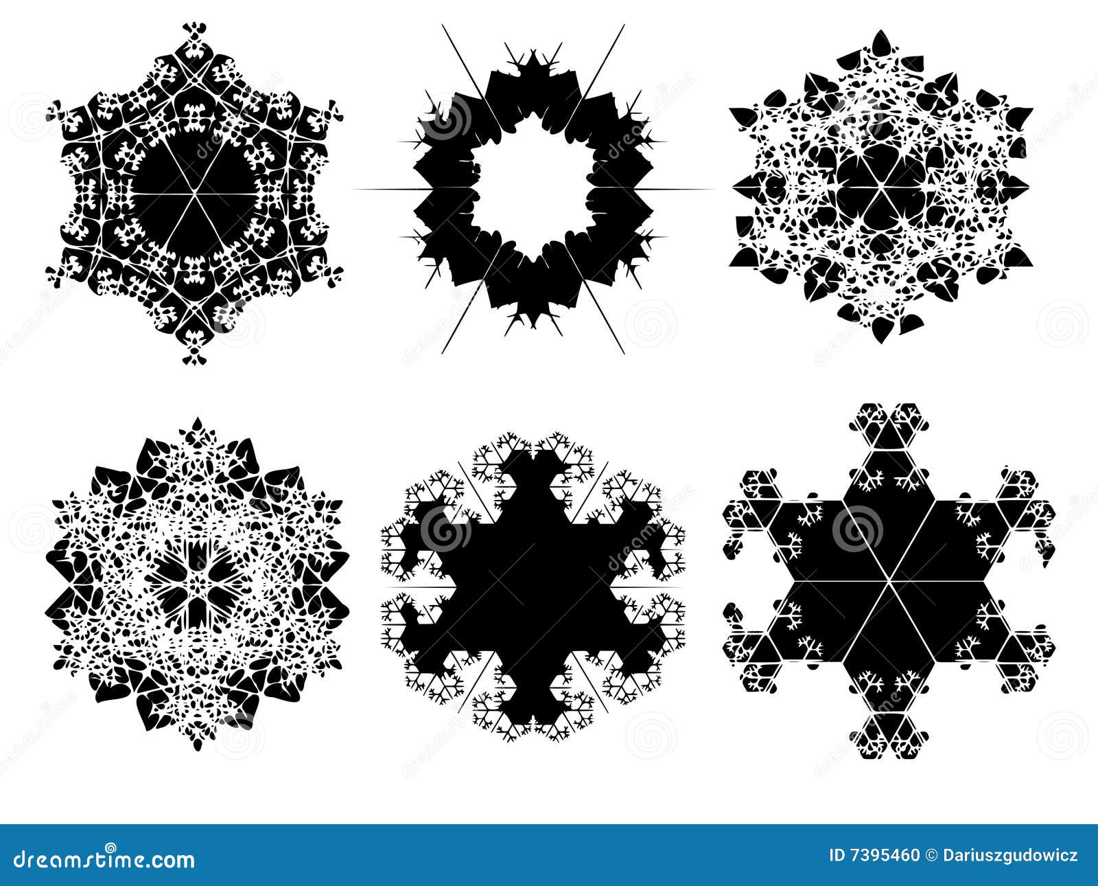 Abstract Geometric Snowflake Stock Vector - Illustration of cold, snow ...