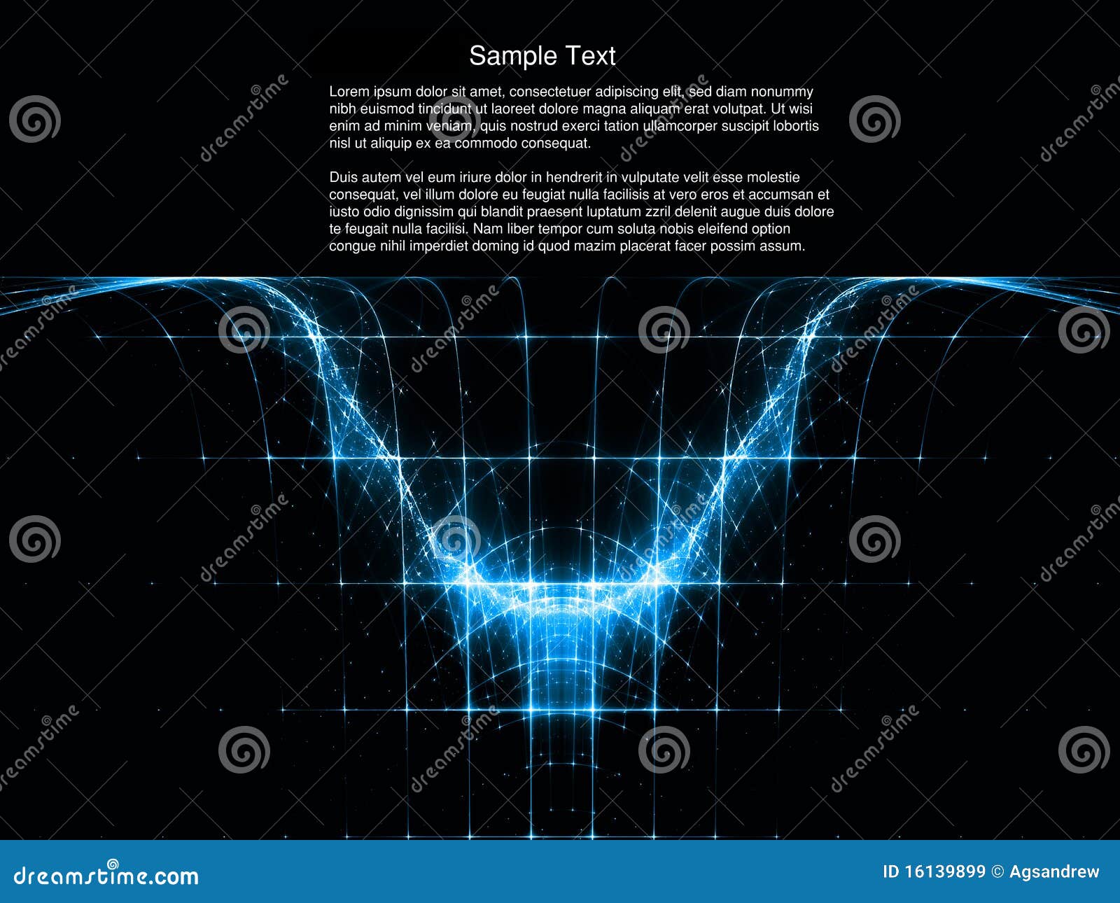 Abstract Geometric Space Grid Stock Illustration - Illustration of ...
