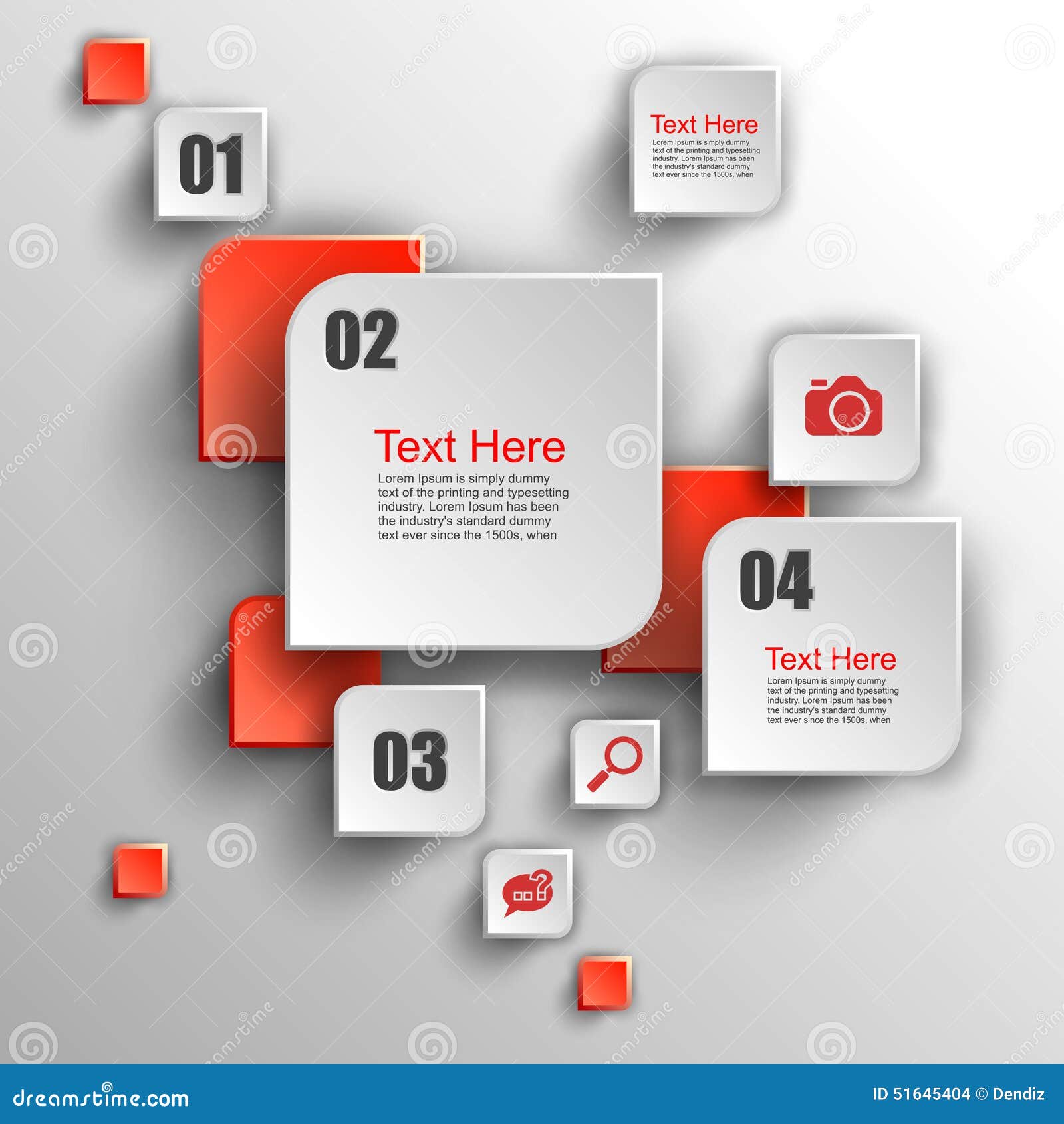 Abstract Geometric Square Background, Design, Website Stock Vector ...