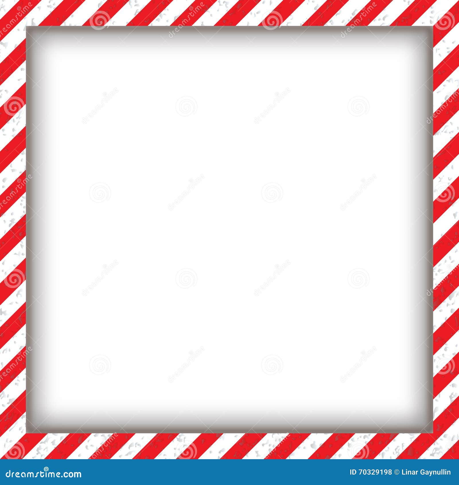 Abstract Geometric Square Frame, with Diagonal Red and White. Vector ...