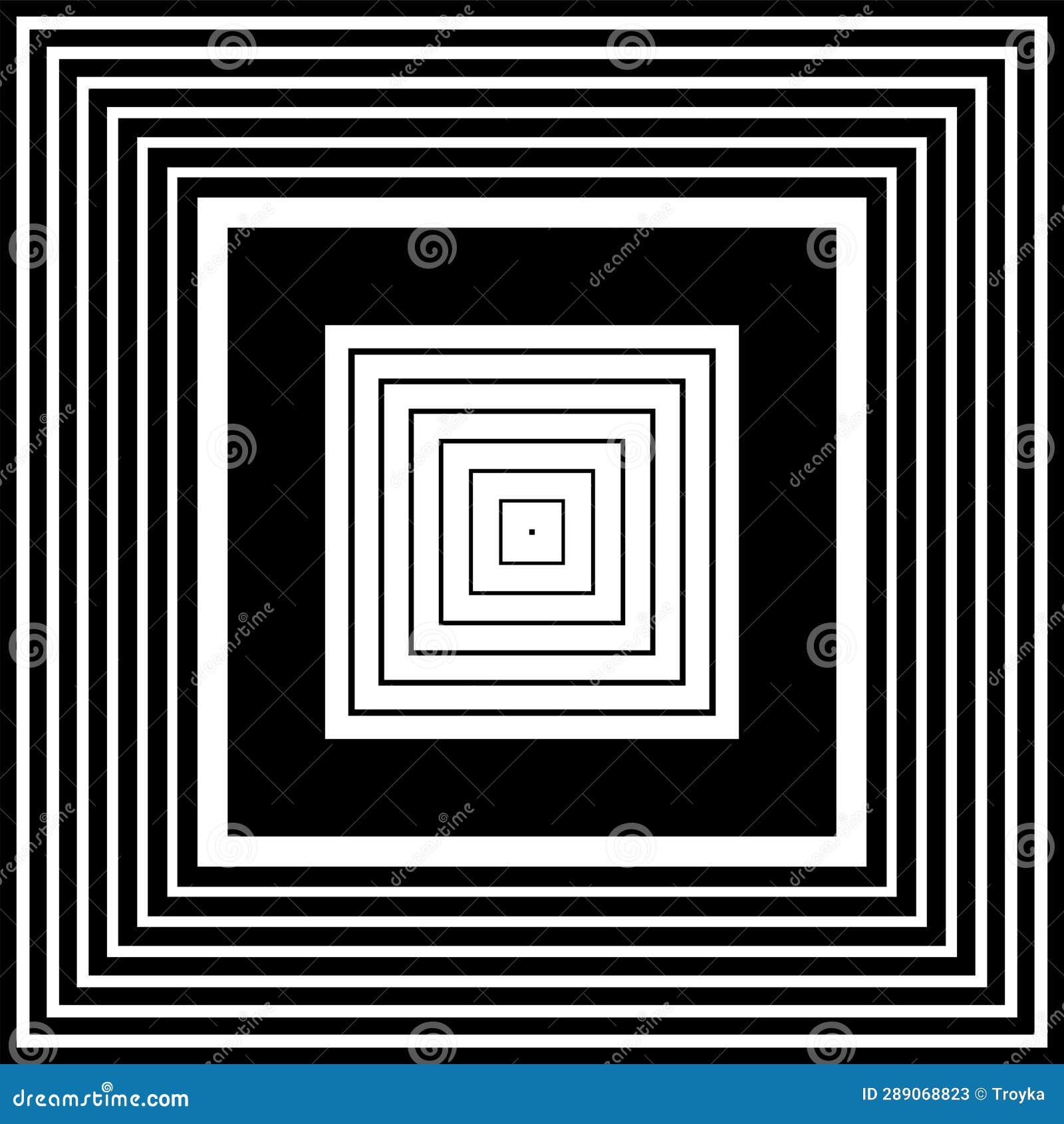 Abstract Geometric Square Lines Pattern. Black and White Textured ...