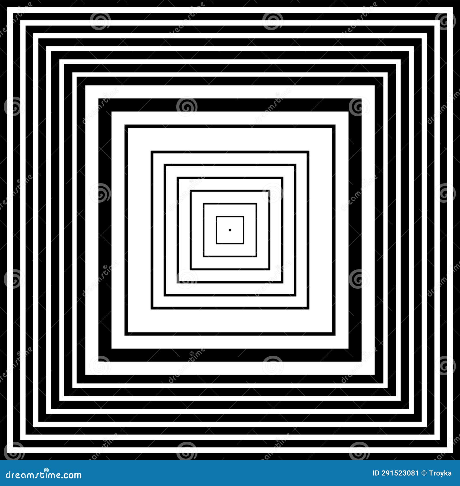 Abstract Geometric Square Lines Pattern. Black and White Textured ...