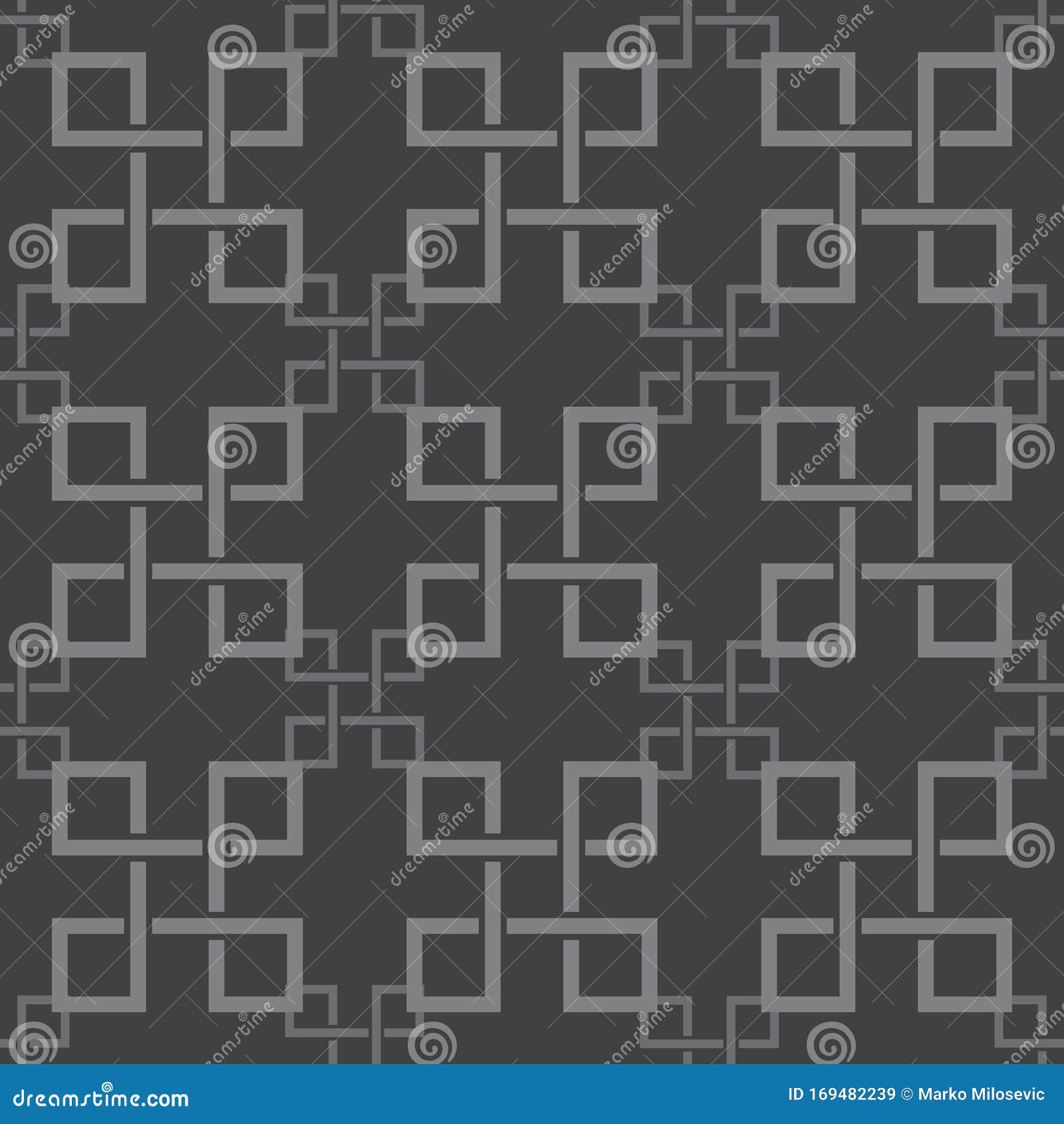 Abstract Geometric Square Pattern Background, Vector Graphic ...