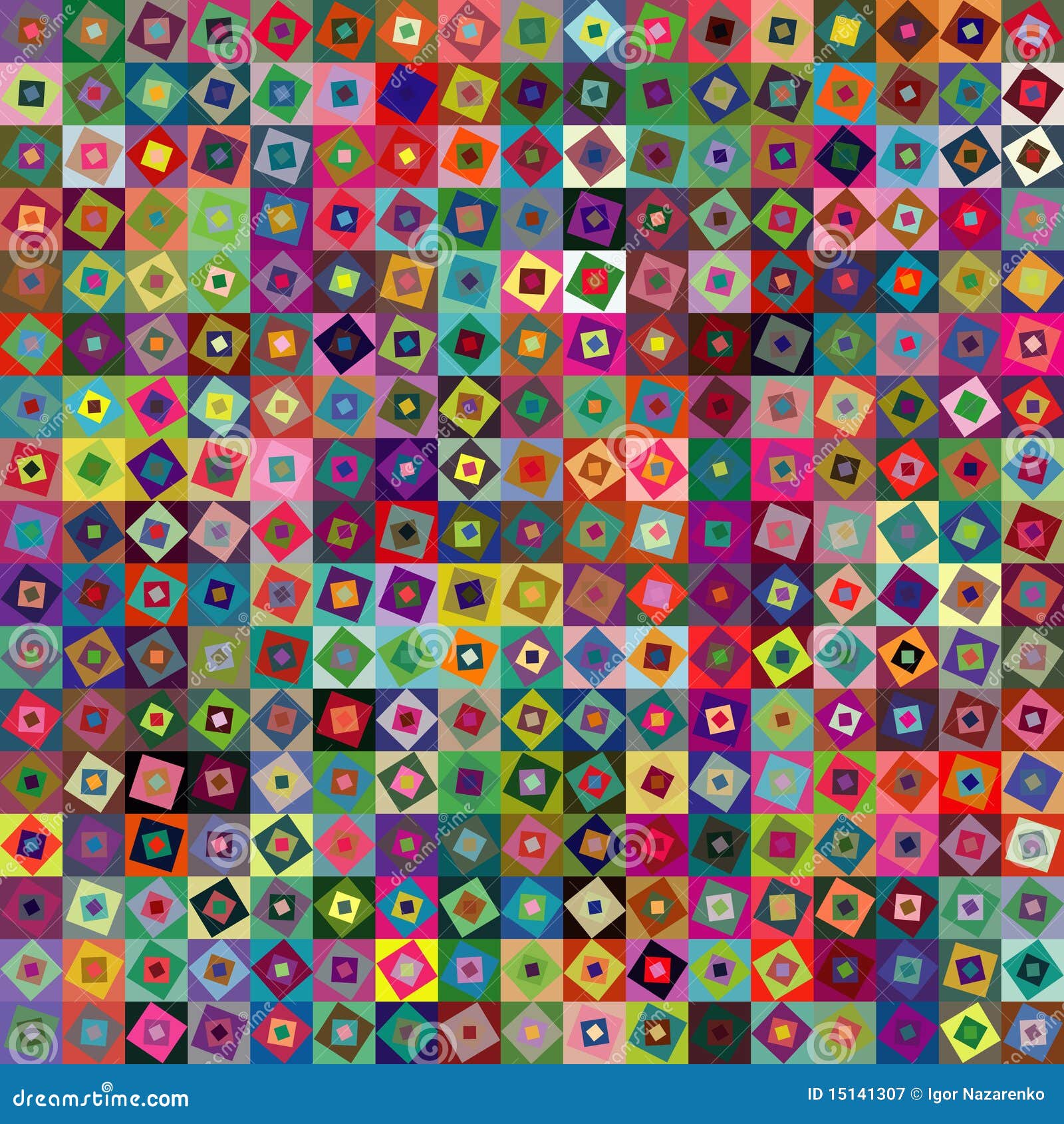 Abstract Geometric Squares Background Stock Vector - Illustration of ...