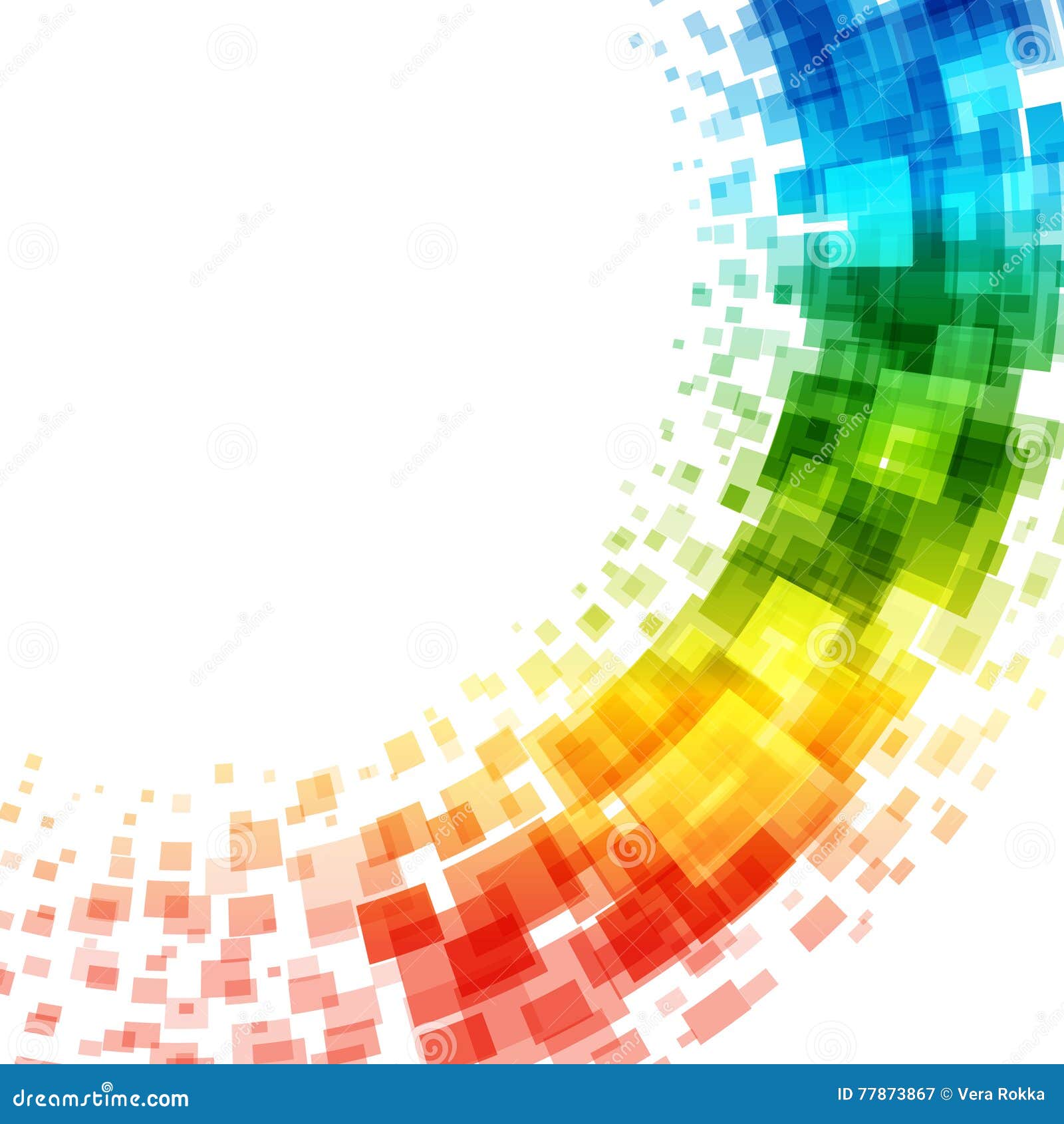 Abstract Geometric Squares Lines Background. Stock Illustration ...