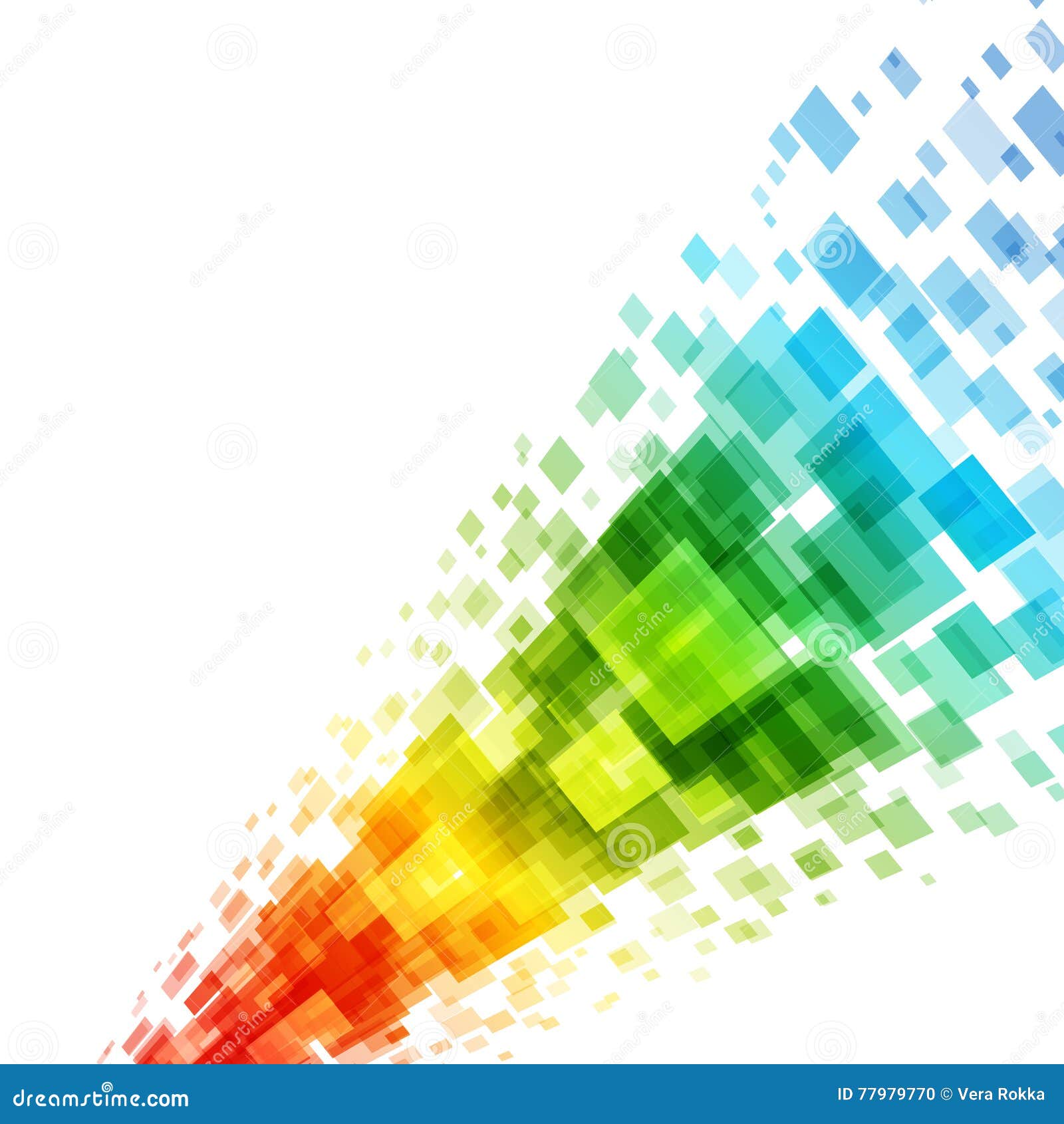 Abstract Geometric Squares Lines Background. Stock Illustration ...