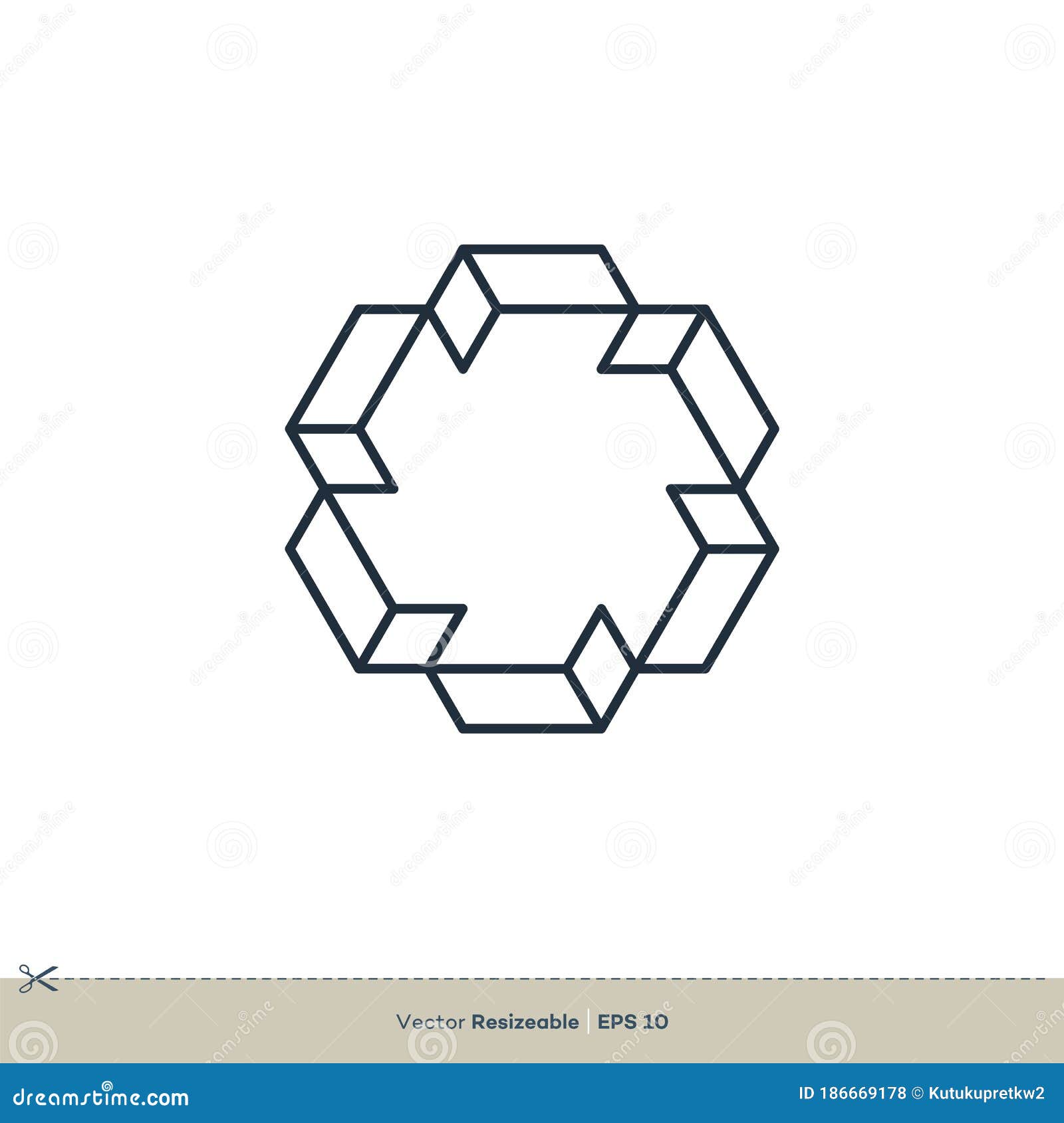 Abstract Geometric Star Line Art Icon Logo Template Illustration Design ...