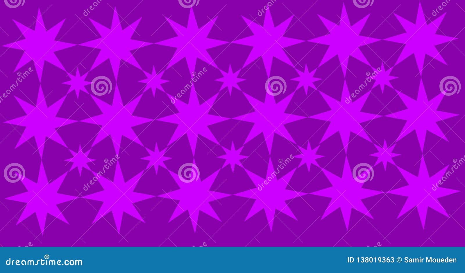 Abstract Geometric Stars Wpattern with Purple Background Stock ...
