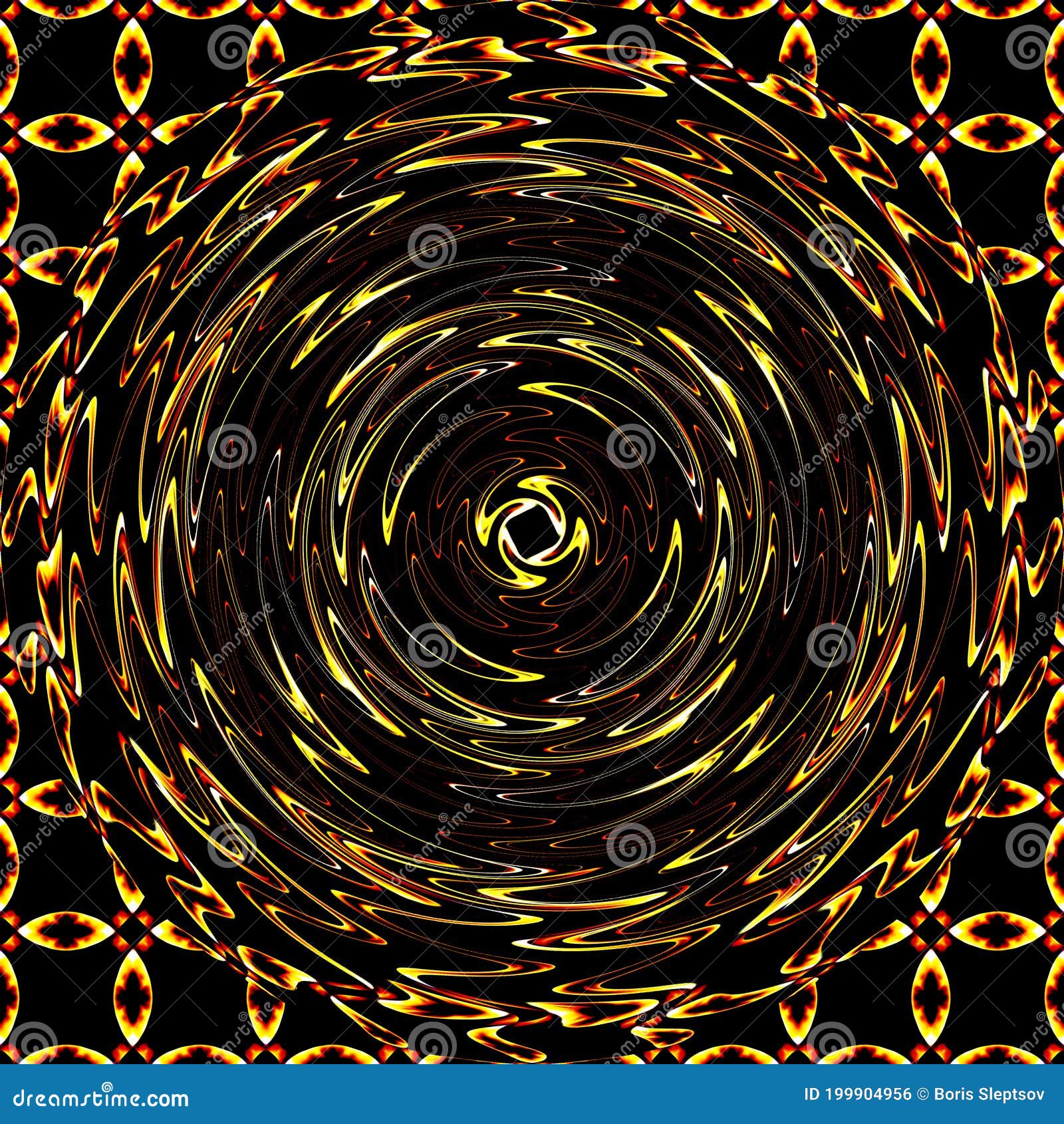 Abstract Geometric-structural Pattern Stock Illustration - Illustration ...