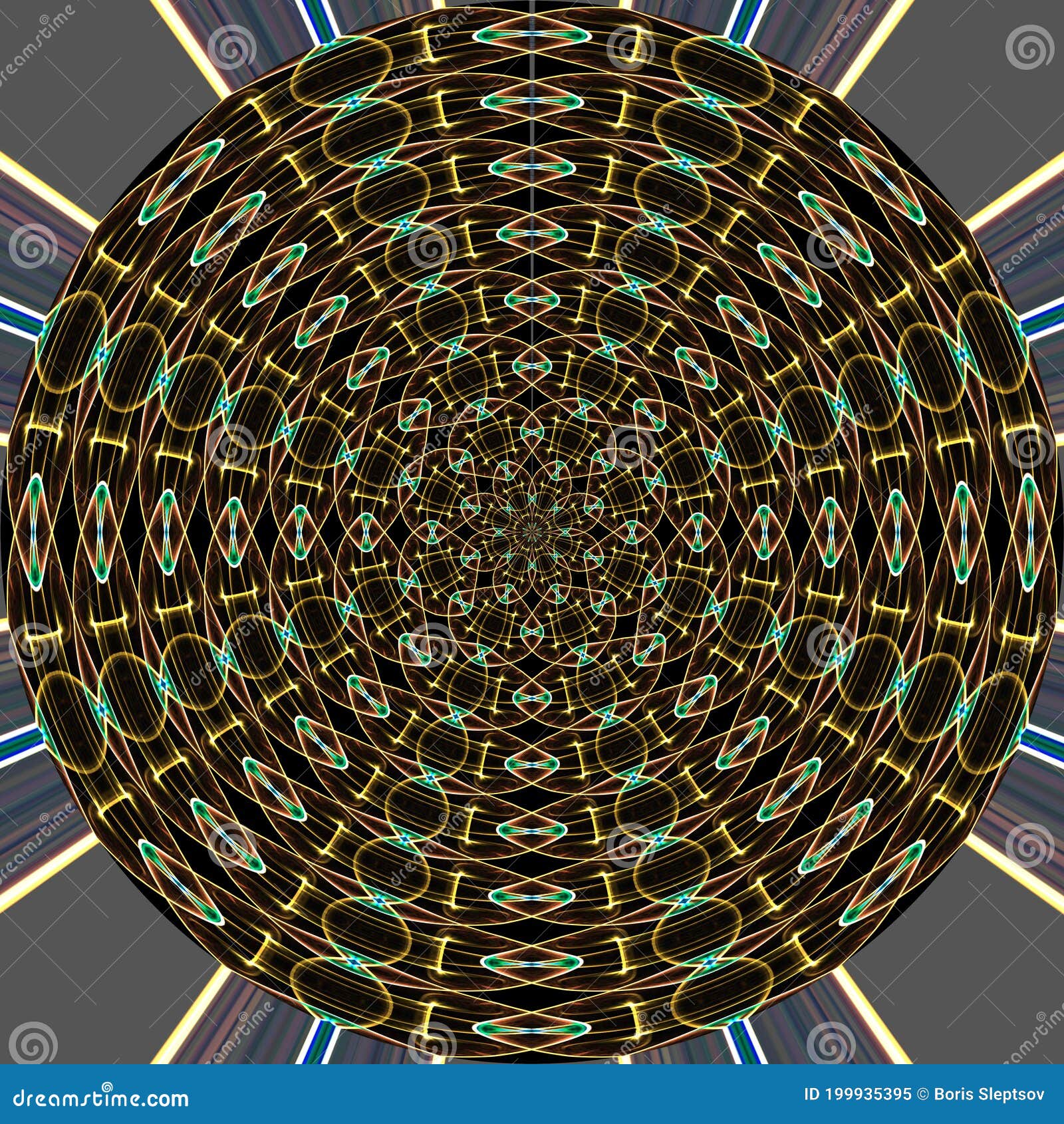 Abstract Geometric-structural Pattern Stock Illustration - Illustration ...