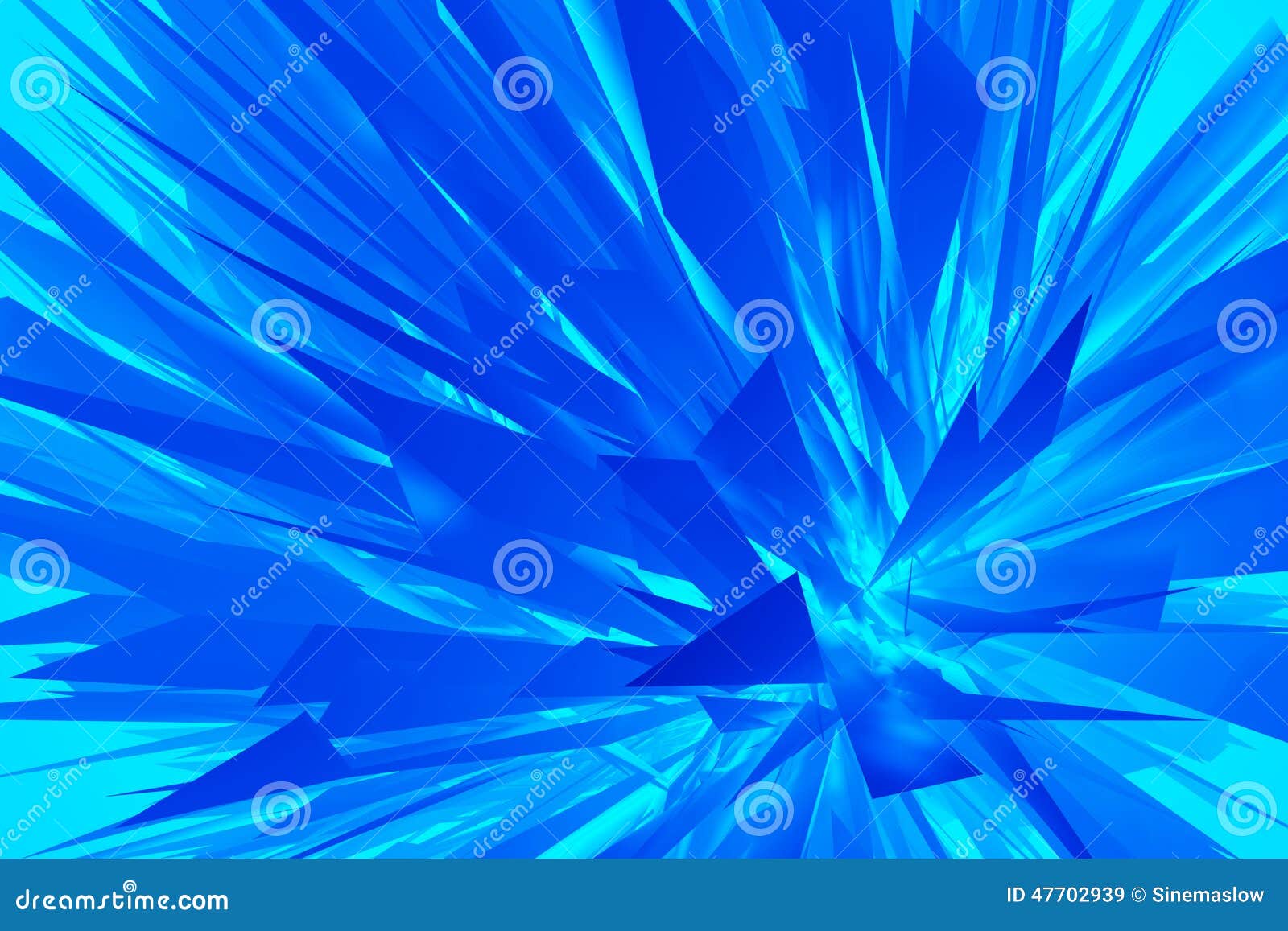 Abstract Geometric Style Blue Background Stock Illustration ...