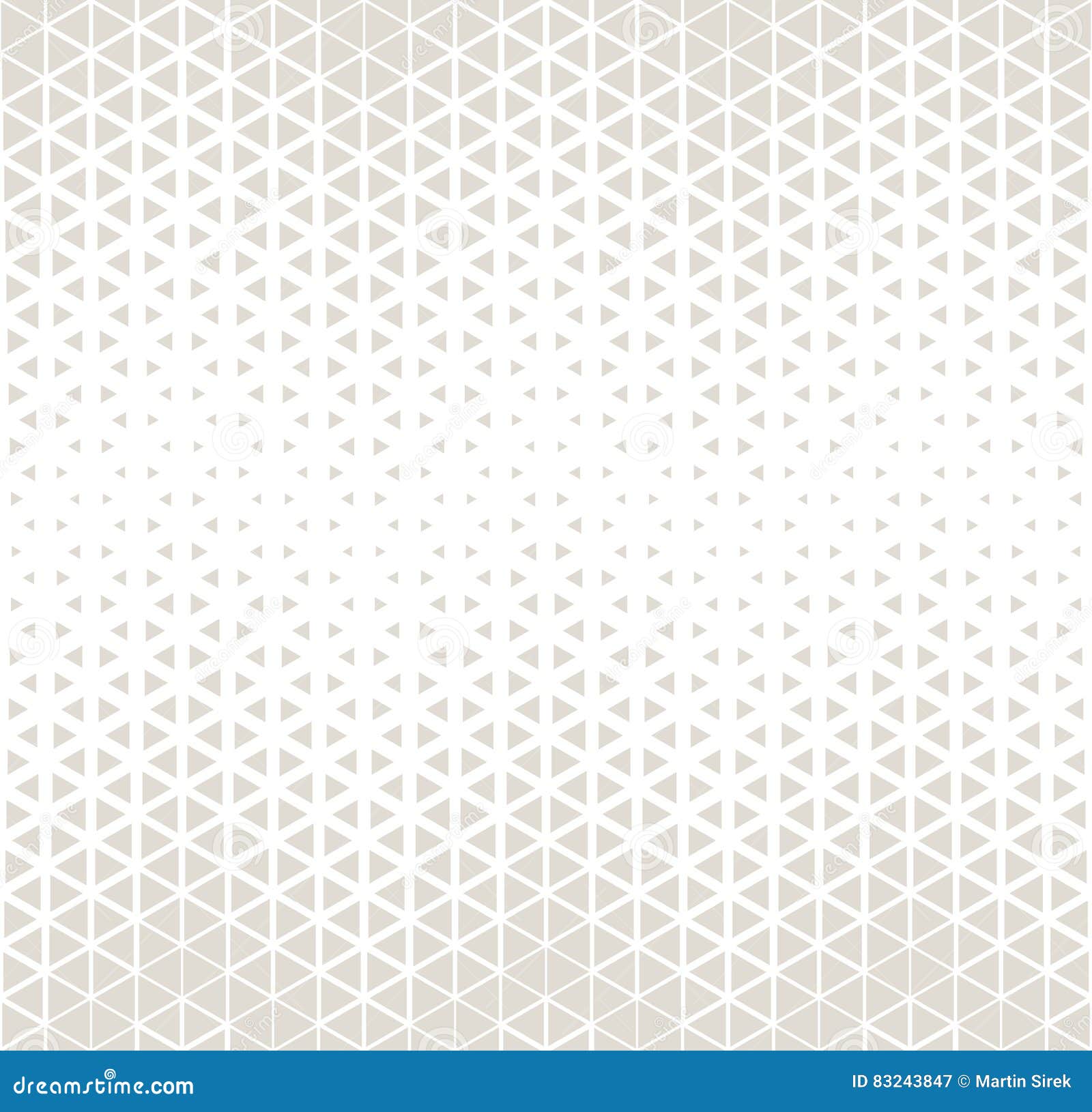 Abstract Geometric Subtle Deco Art Halftone Hexagone and Triangle Print ...