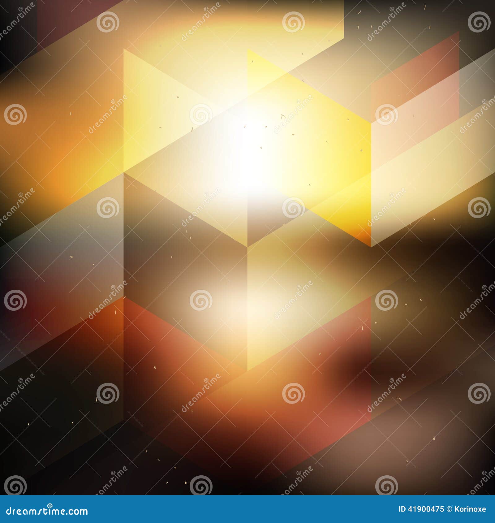 Abstract Geometric Sunset Background Stock Vector - Illustration of ...