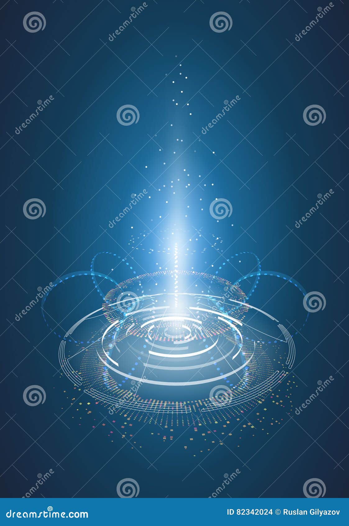 Abstract Geometric Technology Design Element. Stock Vector ...