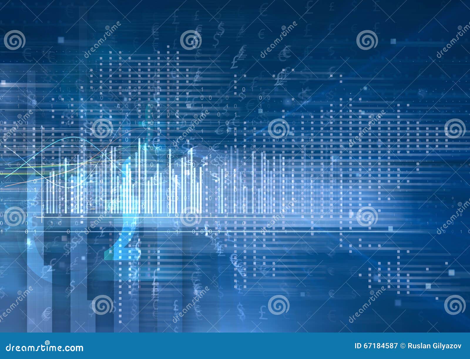 Abstract Geometric Technology Graphic Elements. Stock Image - Image of ...