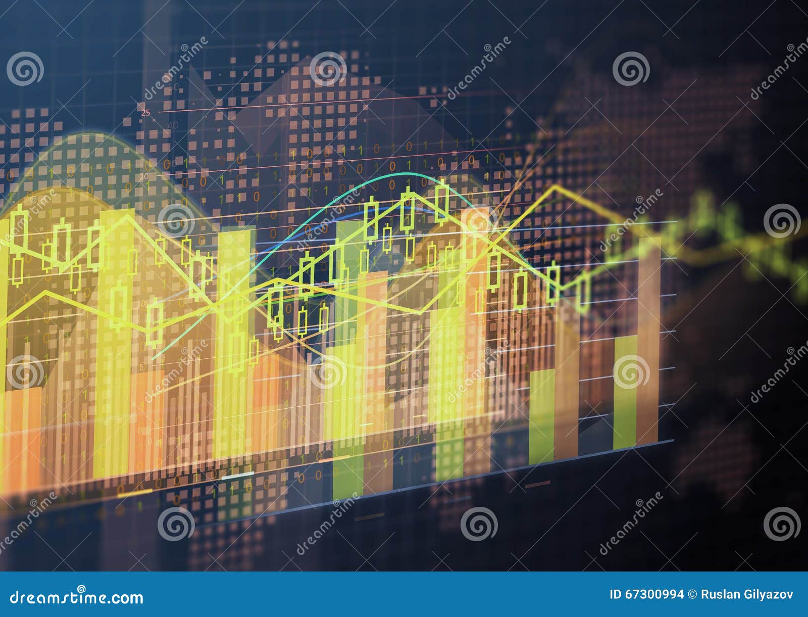 Abstract Geometric Technology Graphic Elements. Stock Illustration ...