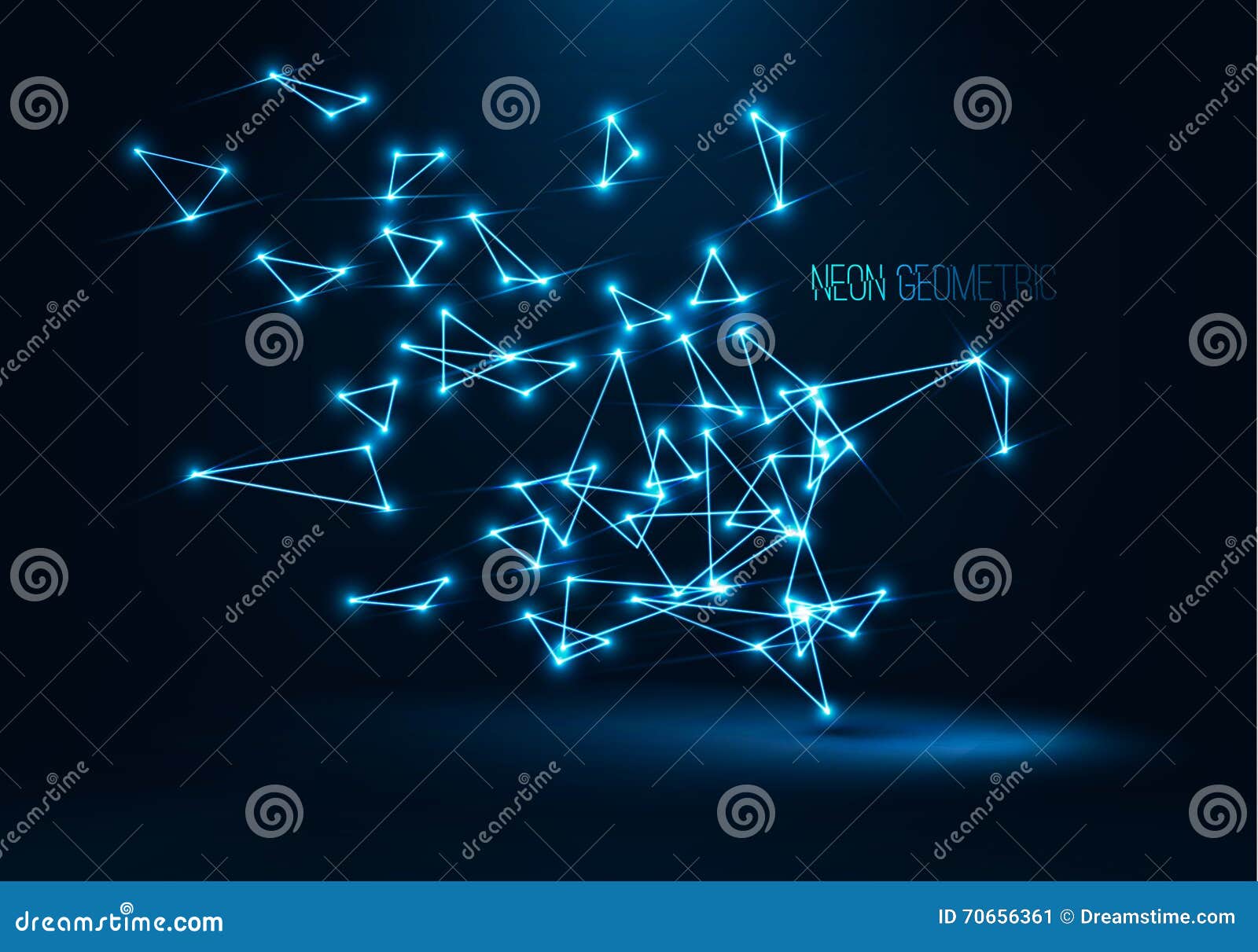 Abstract Geometric Technology Shape .Vector Digital 3d Illustrations ...