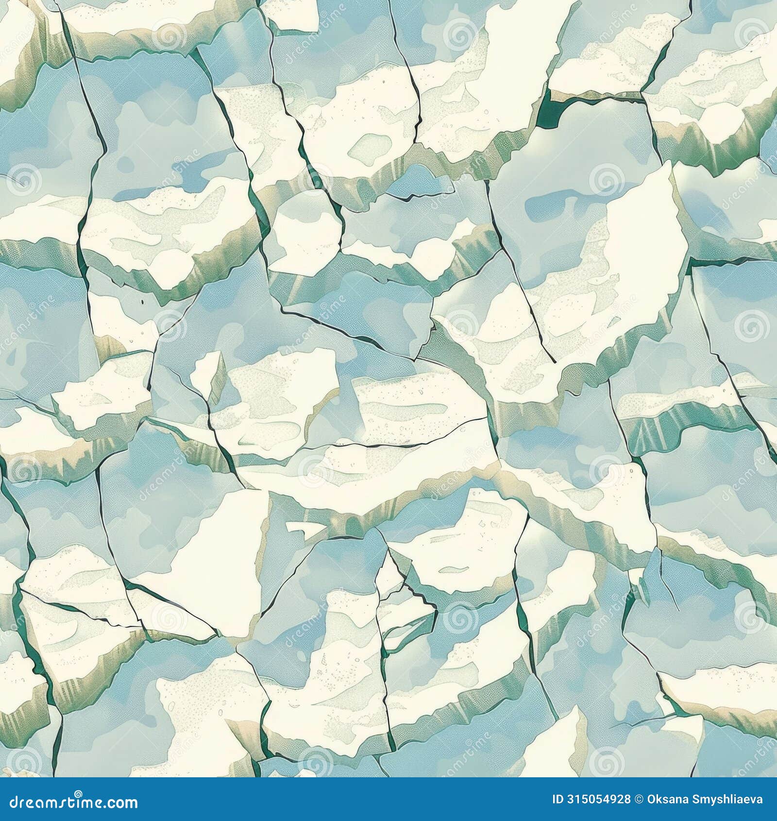 Abstract Geometric Terrain Map Design in Pastel Colors Stock Photo ...