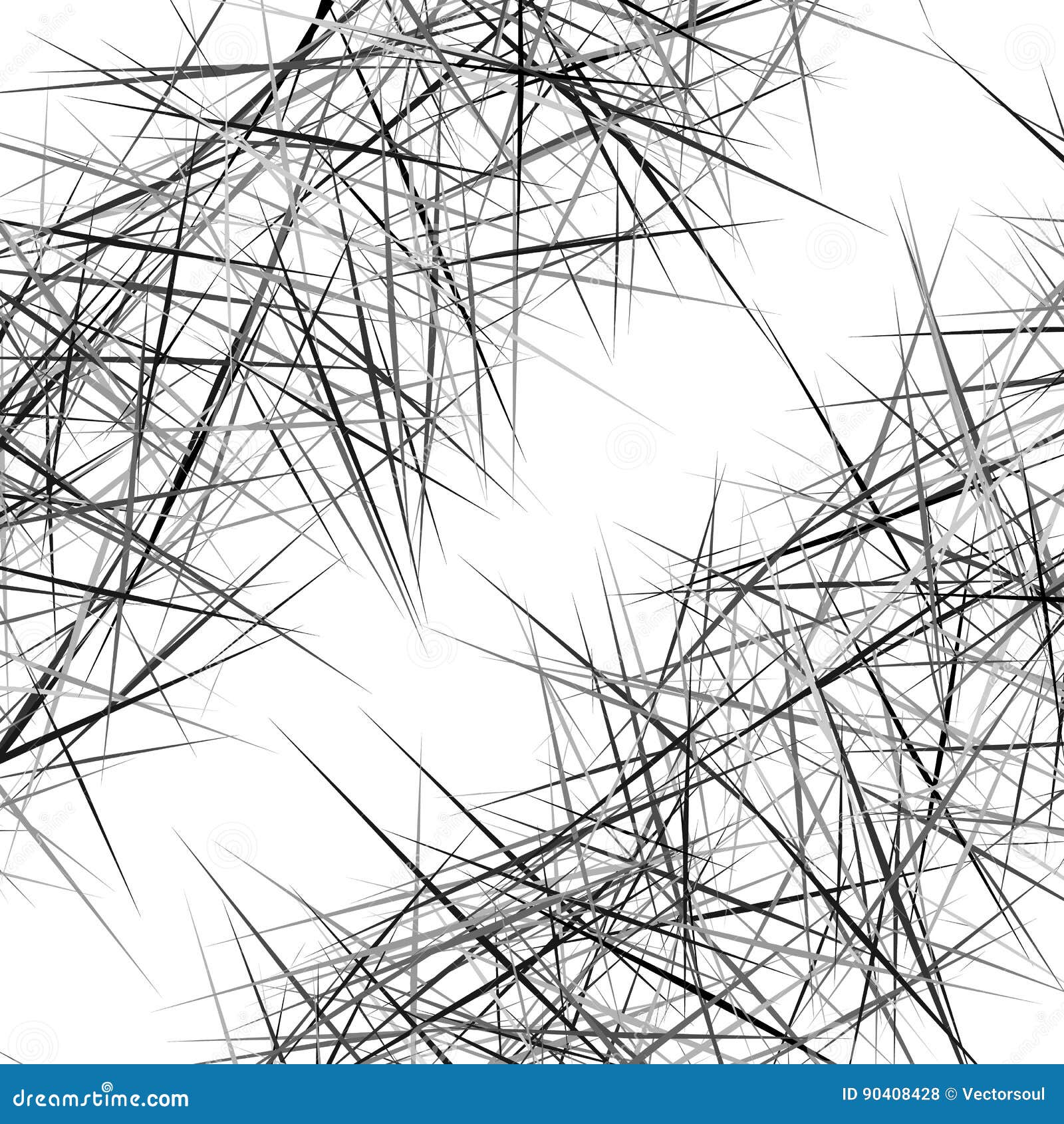 Random Lines Grid, Mesh. Dynamic, Irregular Overlap, Intersect Lines ...