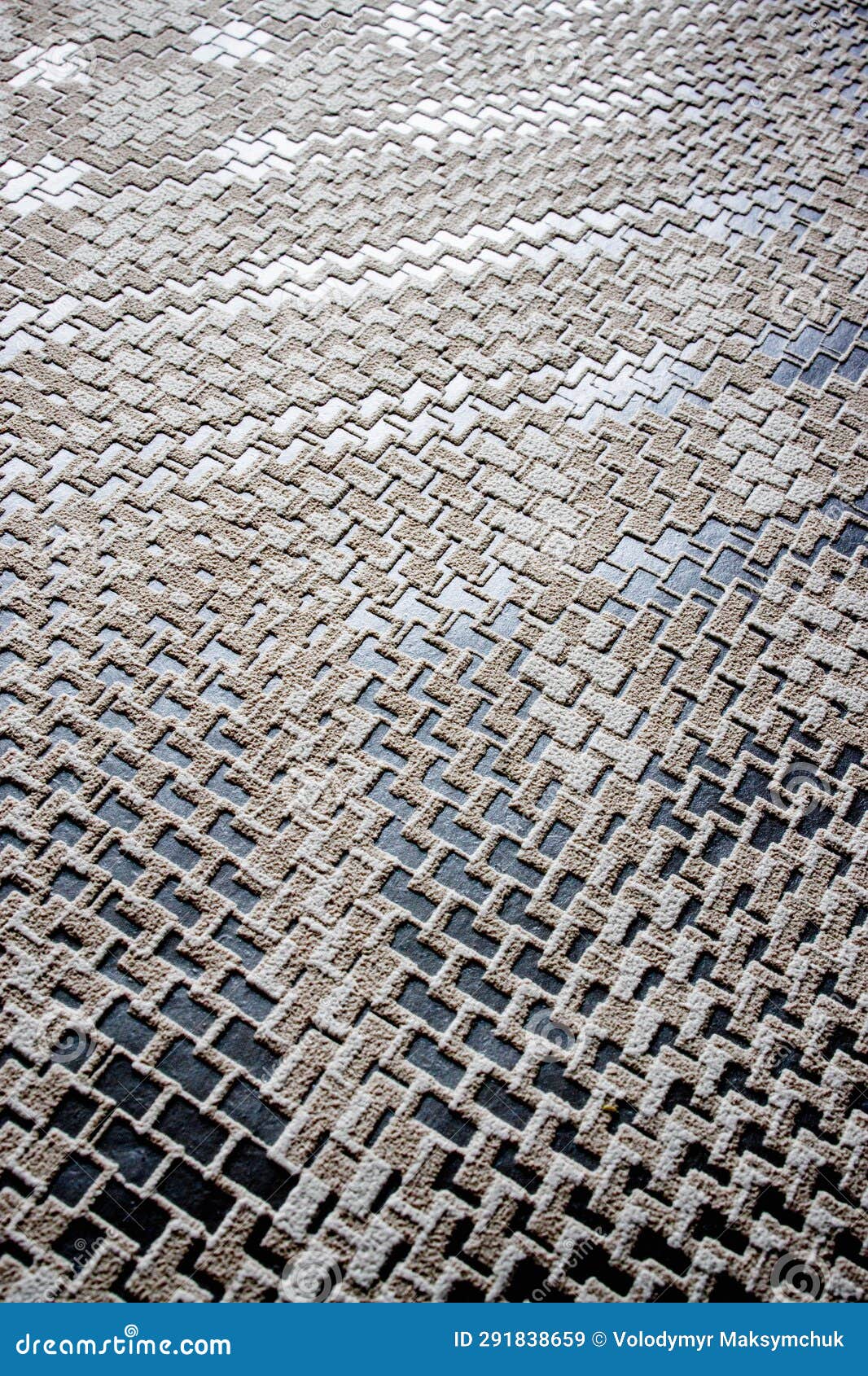 Abstract Geometric Textures Stacked and Arranged Randomly with ...