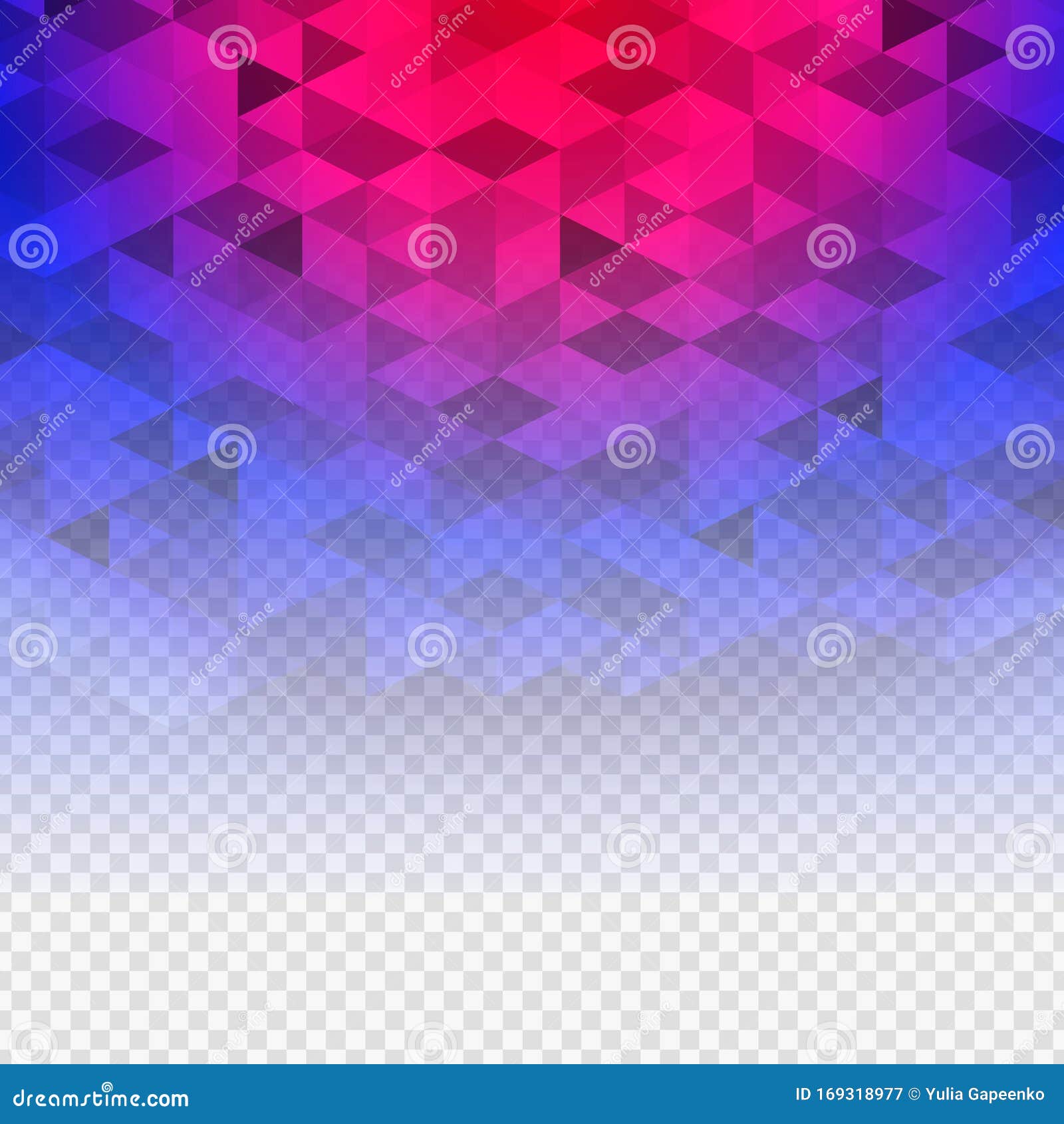 Abstract Geometric Transparent Background Vector Illustration Stock ...