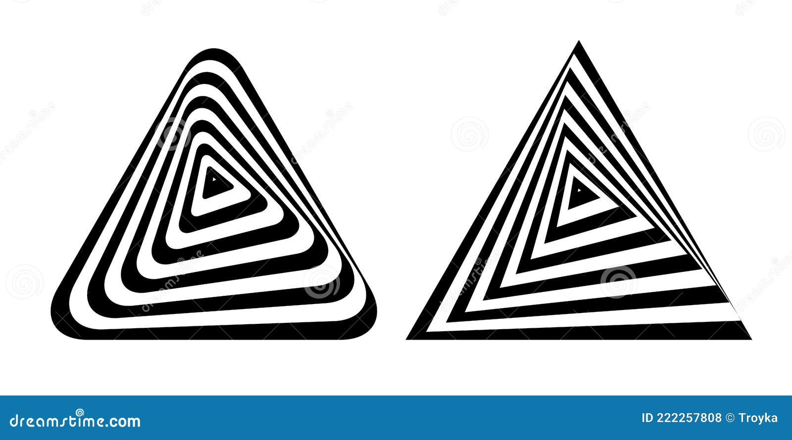 Abstract Geometric Triangle Design Elements Stock Vector - Illustration ...