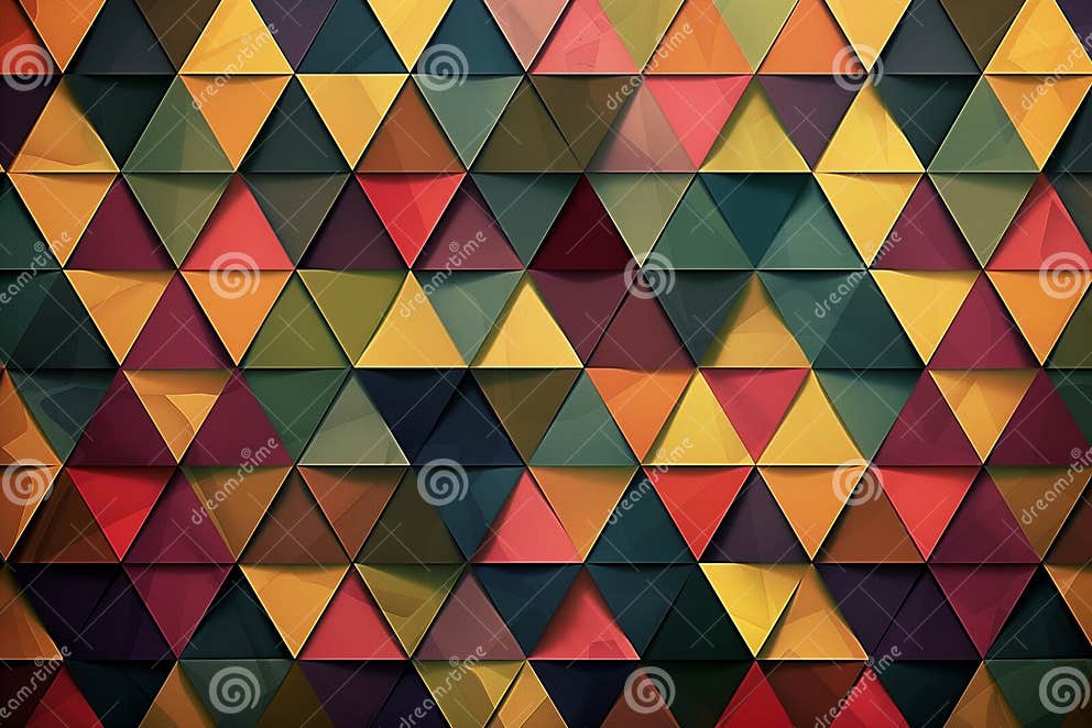 Abstract Geometric Triangle Pattern Background Design for Modern Art ...