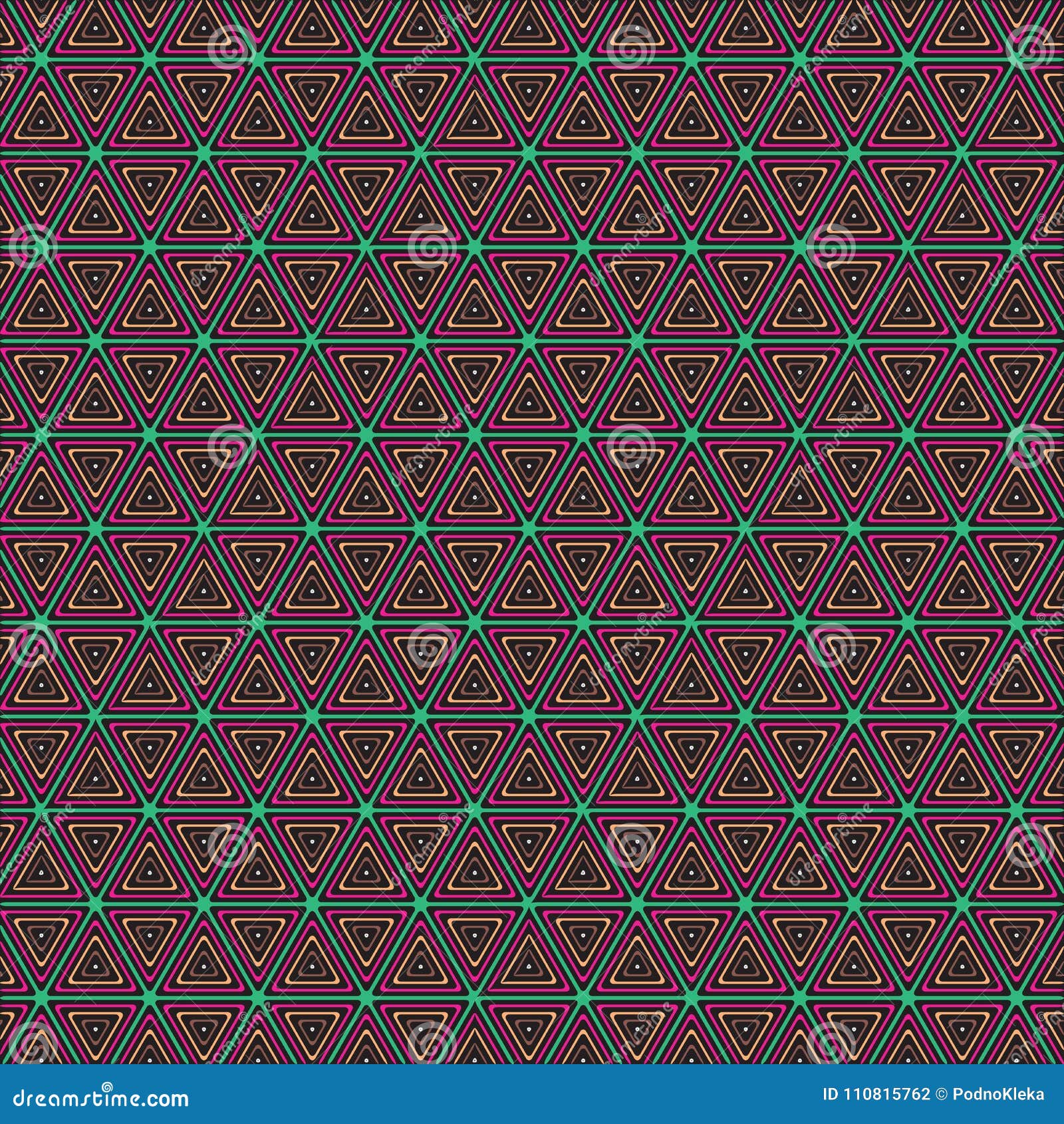 Abstract Geometric Triangle Plaid Ethnic Fabric Illustration Seamless ...