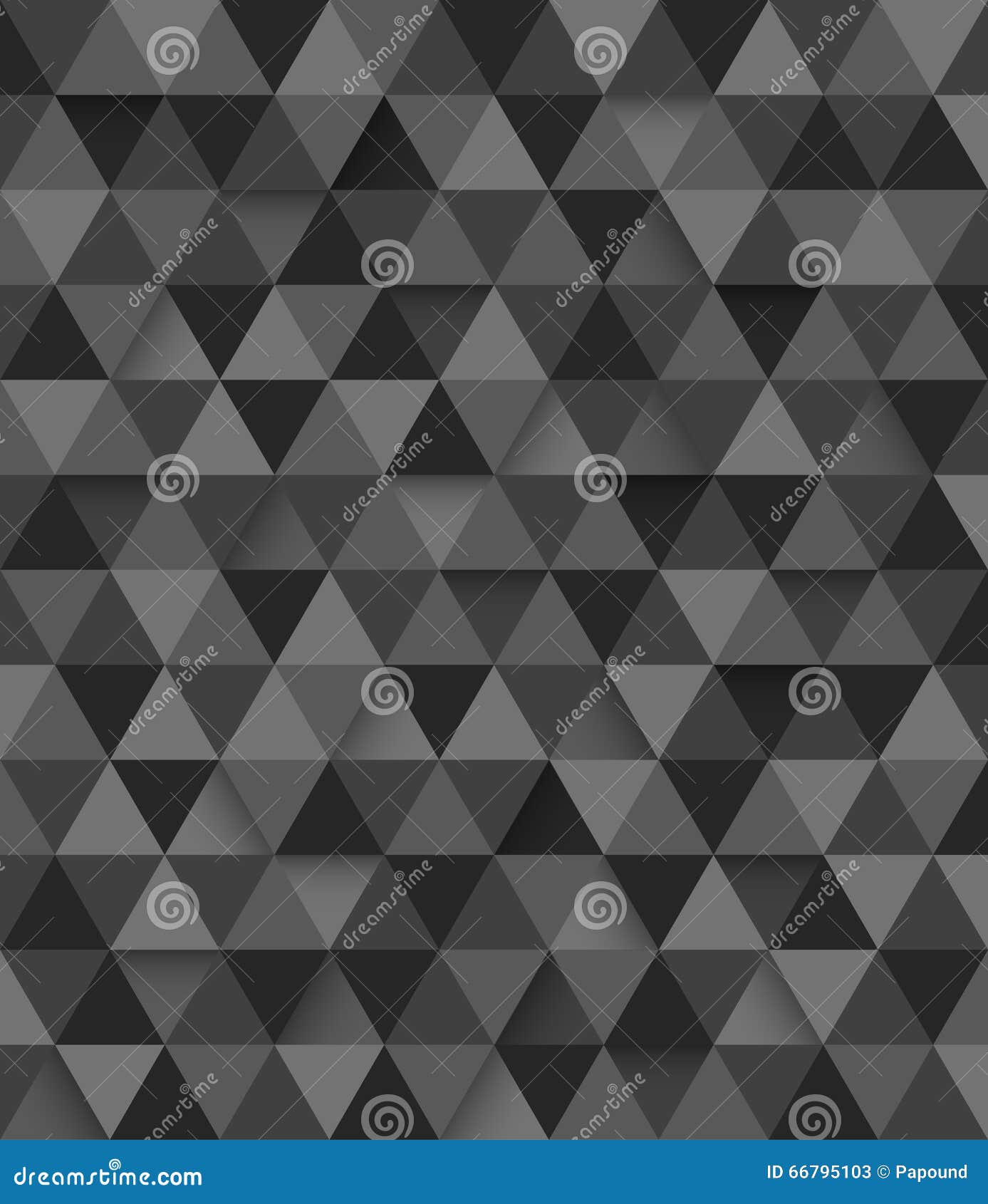 Abstract Geometric Triangle Seamless Pattern Background Stock Vector