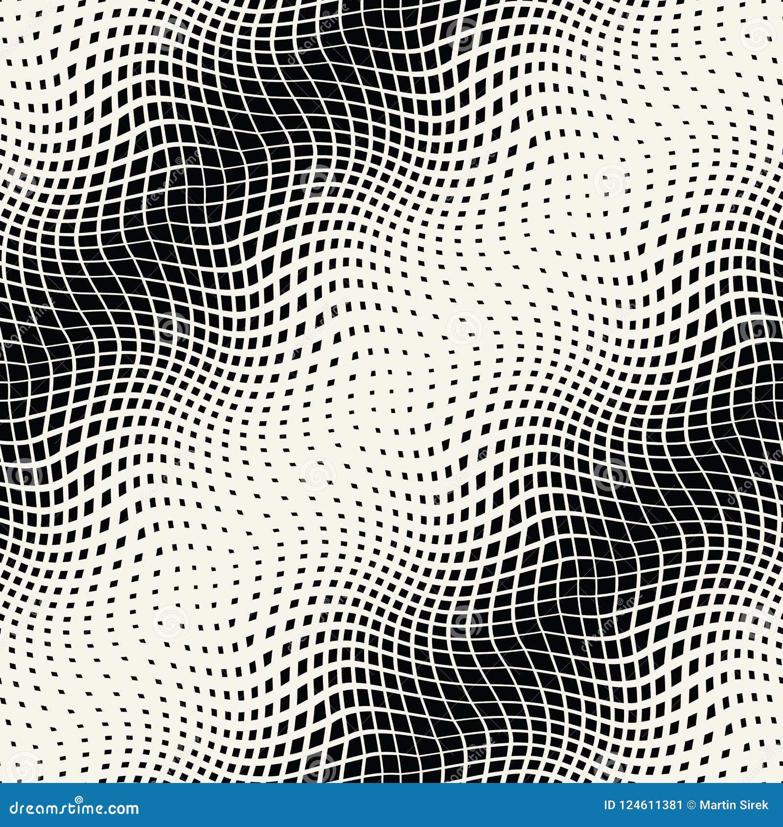 Abstract Geometric Trippy Black and White Background Pattern Stock ...